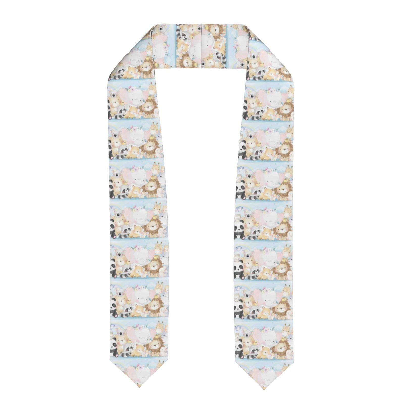 Coaee Cute Animals Graduation Stole, Unisex, 72" Long Graduation Stole ...
