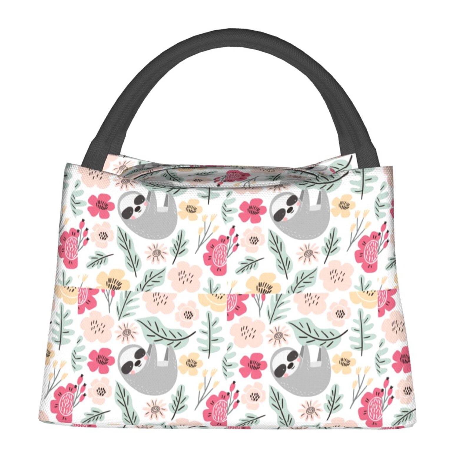 Coaee Cute Cartoon Sloth for Reusable Thermal Soft Leakproof Lunch Box ...