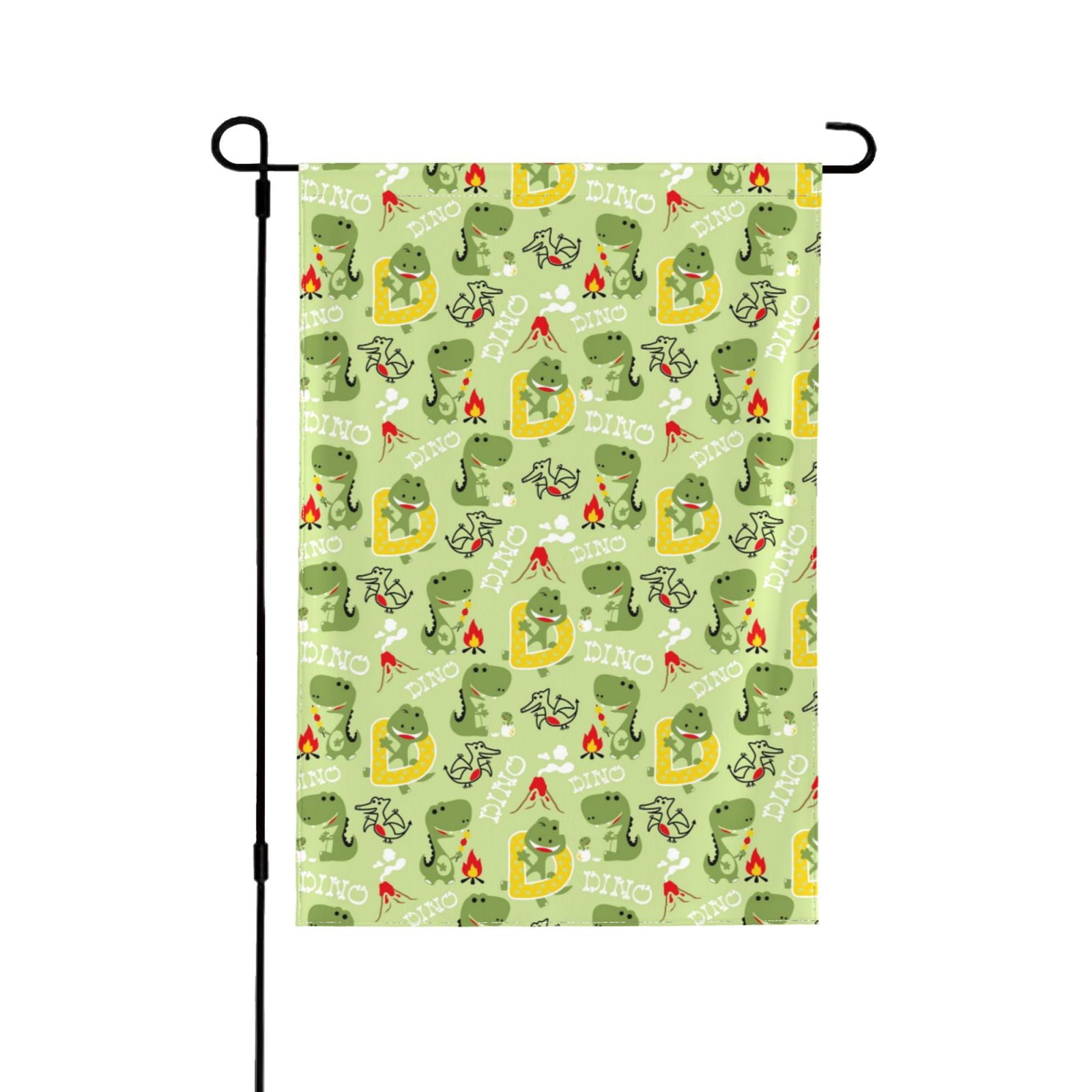 Coaee Cute Dinosaurs Cartoon Double Sided Garden Flag, Weather ...