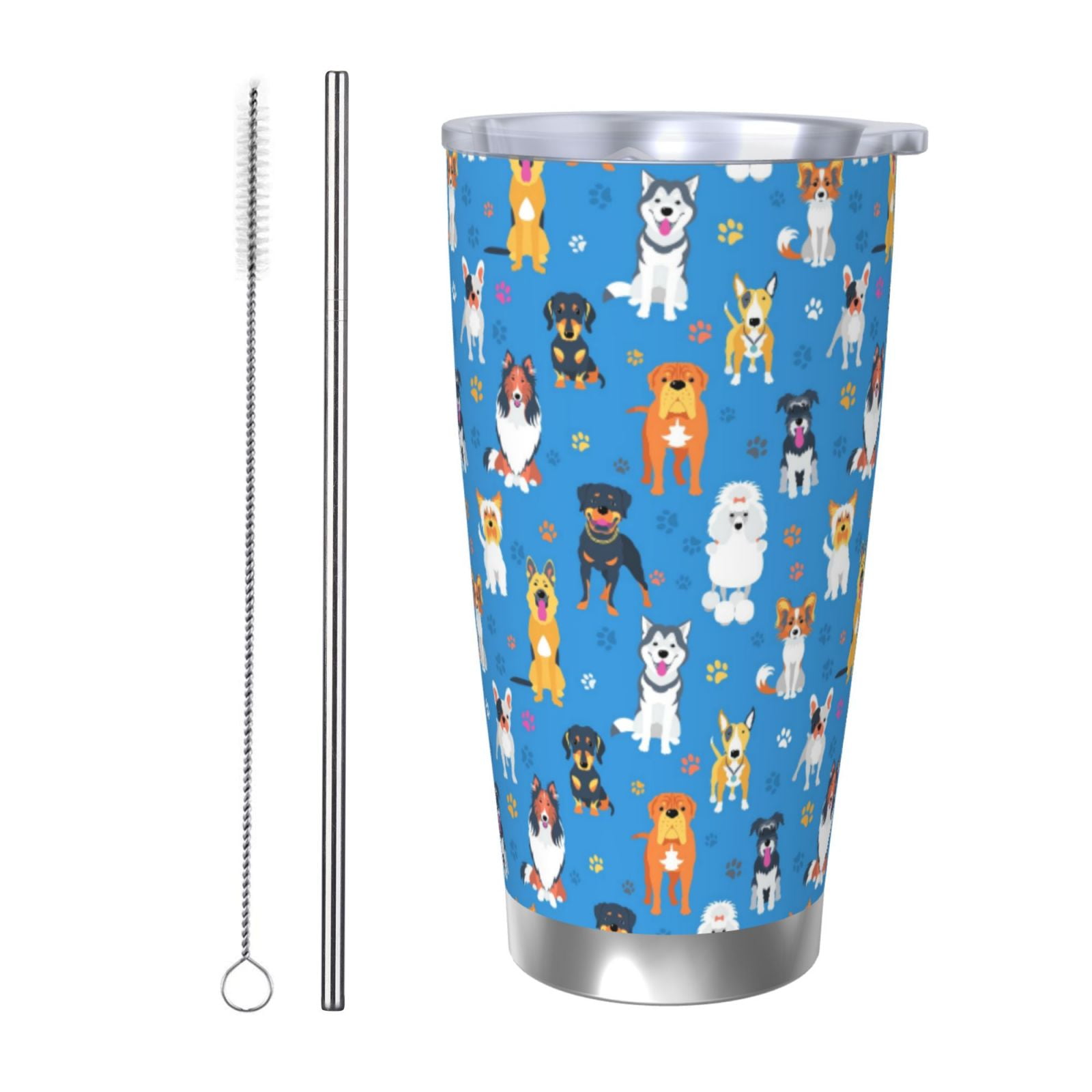 Coaee Cute Dogs for 20oz Insulated Kettle Water Bottle For Running ...