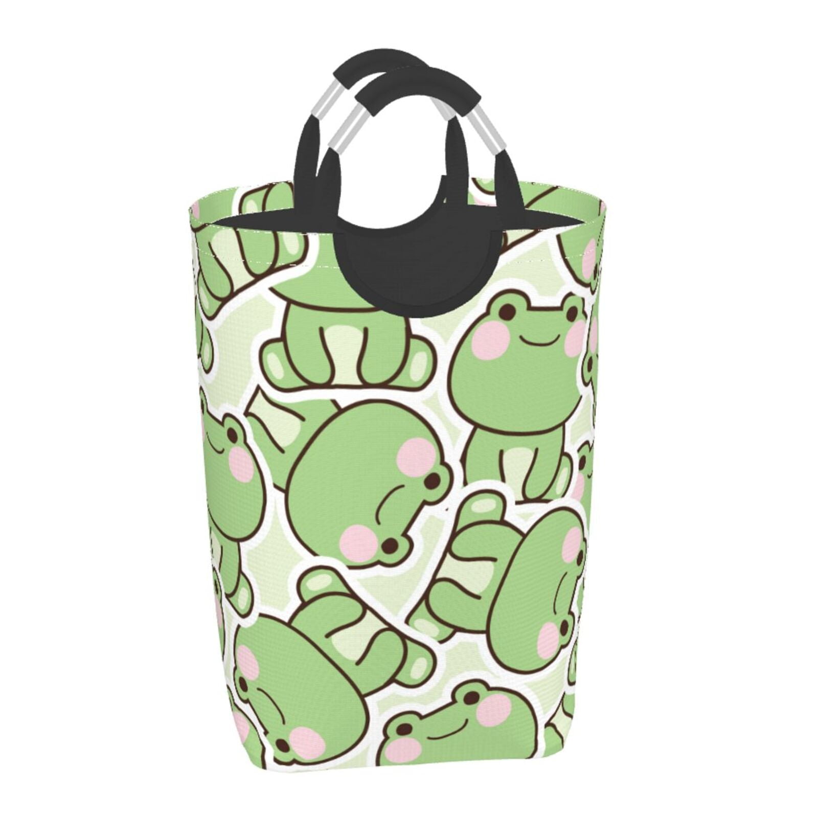 Coaee Cute Frog for 50L Laundry Baskets with Handles, Collapsible ...