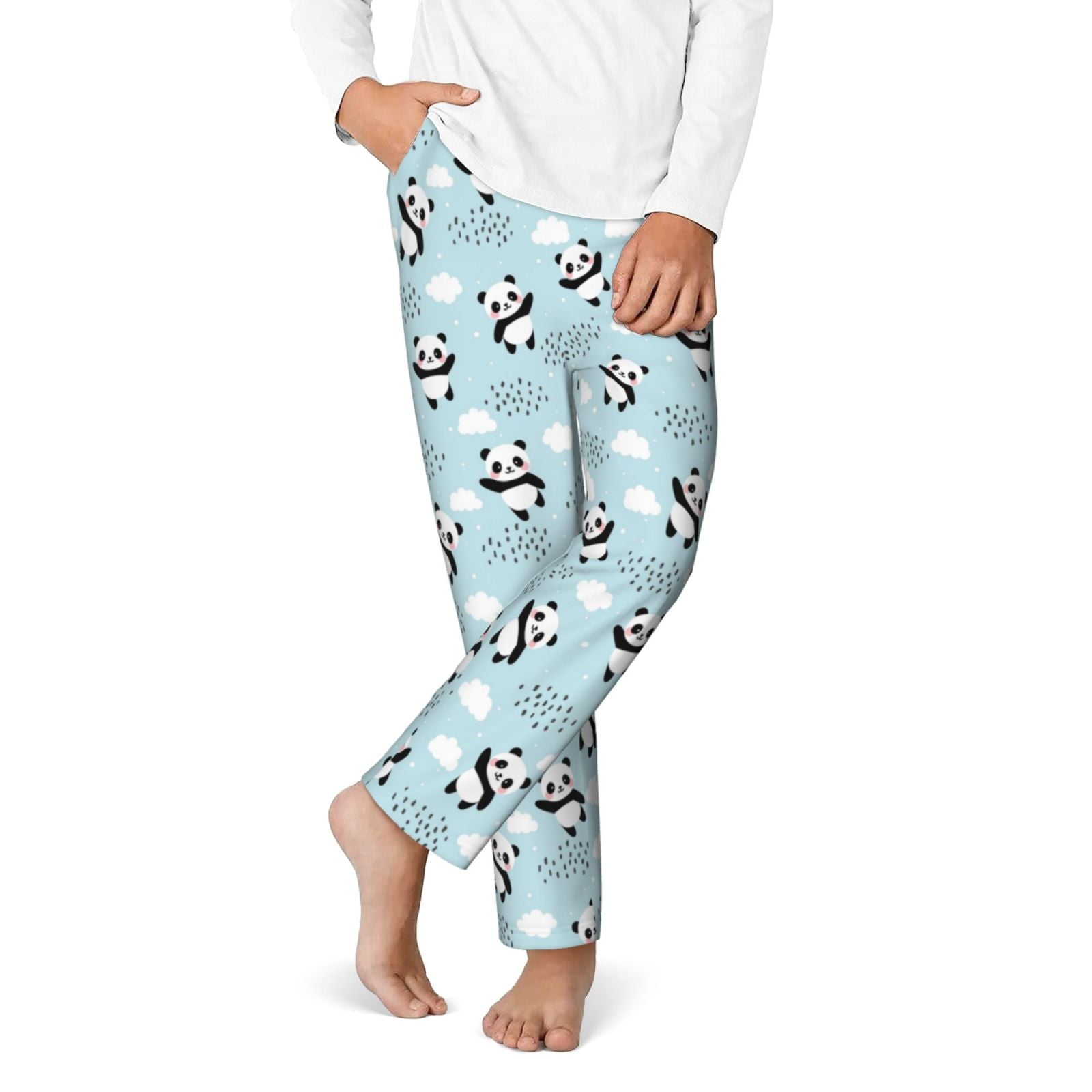 Coaee Cute Panda Bear for Teen lounge pants Comfortable Lounge Long ...