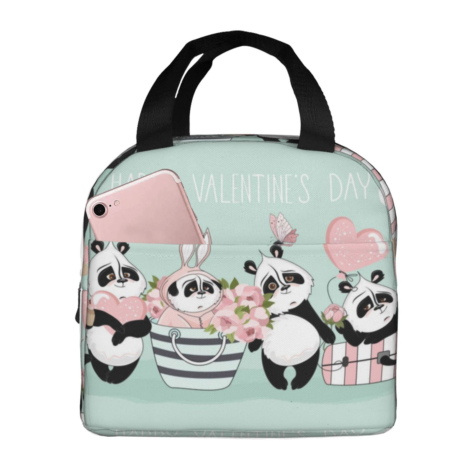 Coaee Cute Panda for Reusable Thermal Soft Leakproof Lunch Box for ...