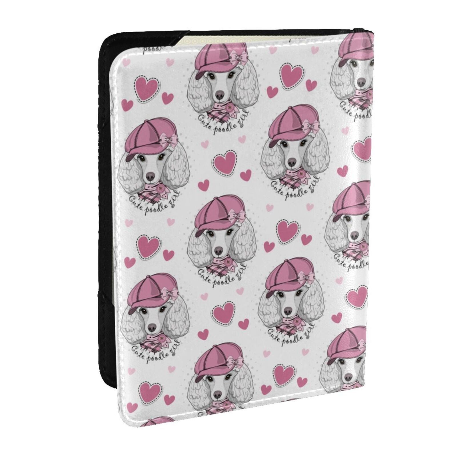 Coaee Cute Poodle Dog for Premium 4.5 x 6.5 Inch Passport Holder ...