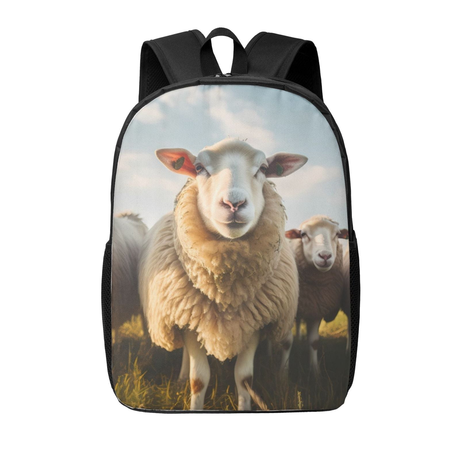 Coaee Cute Prairie Sheep Herd for 17-Inch Student Backpack,Spacious Laptop Backpack for College ...