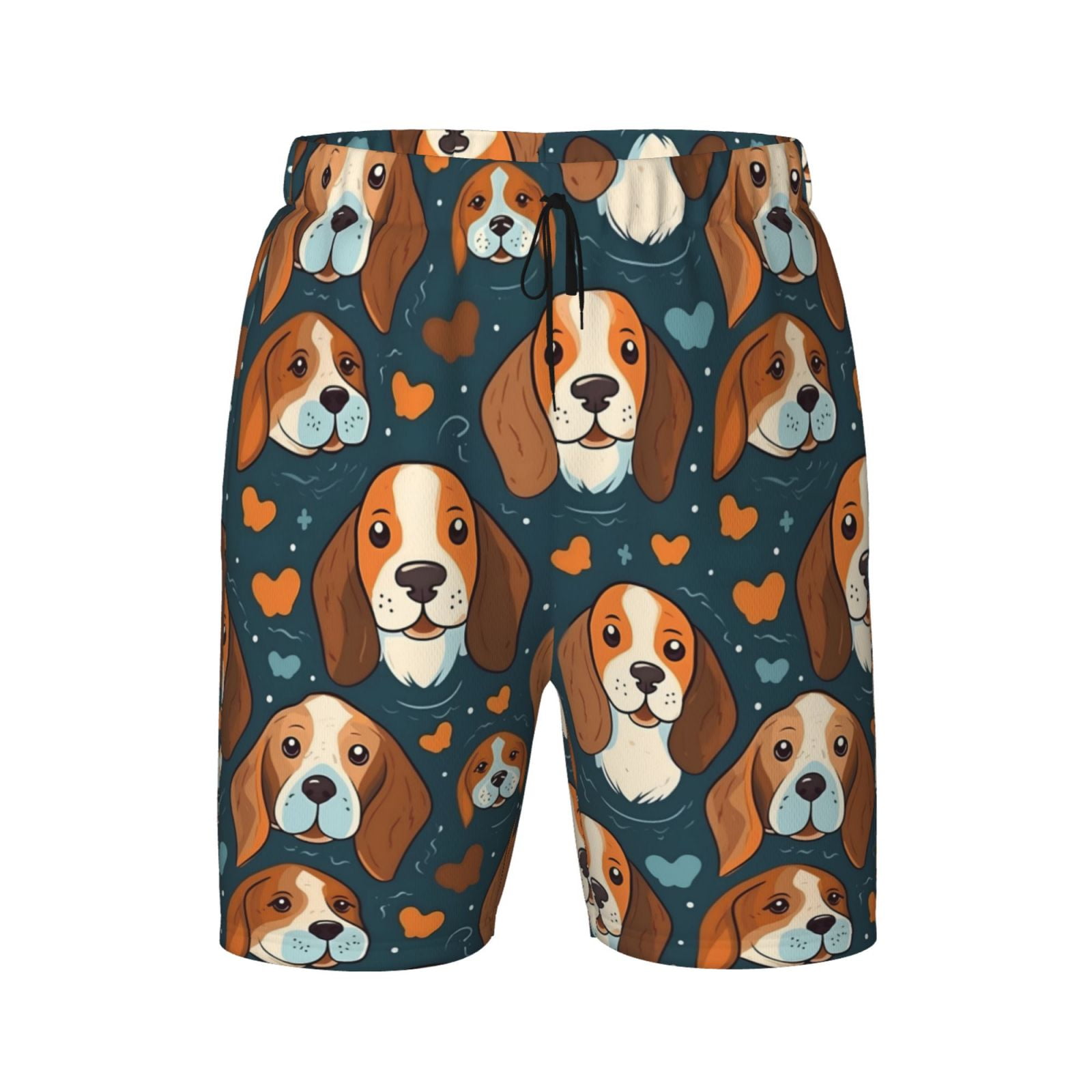 Coaee Cute Puppy for Boys Swim Trunks Compression Liner Swim Shorts ...