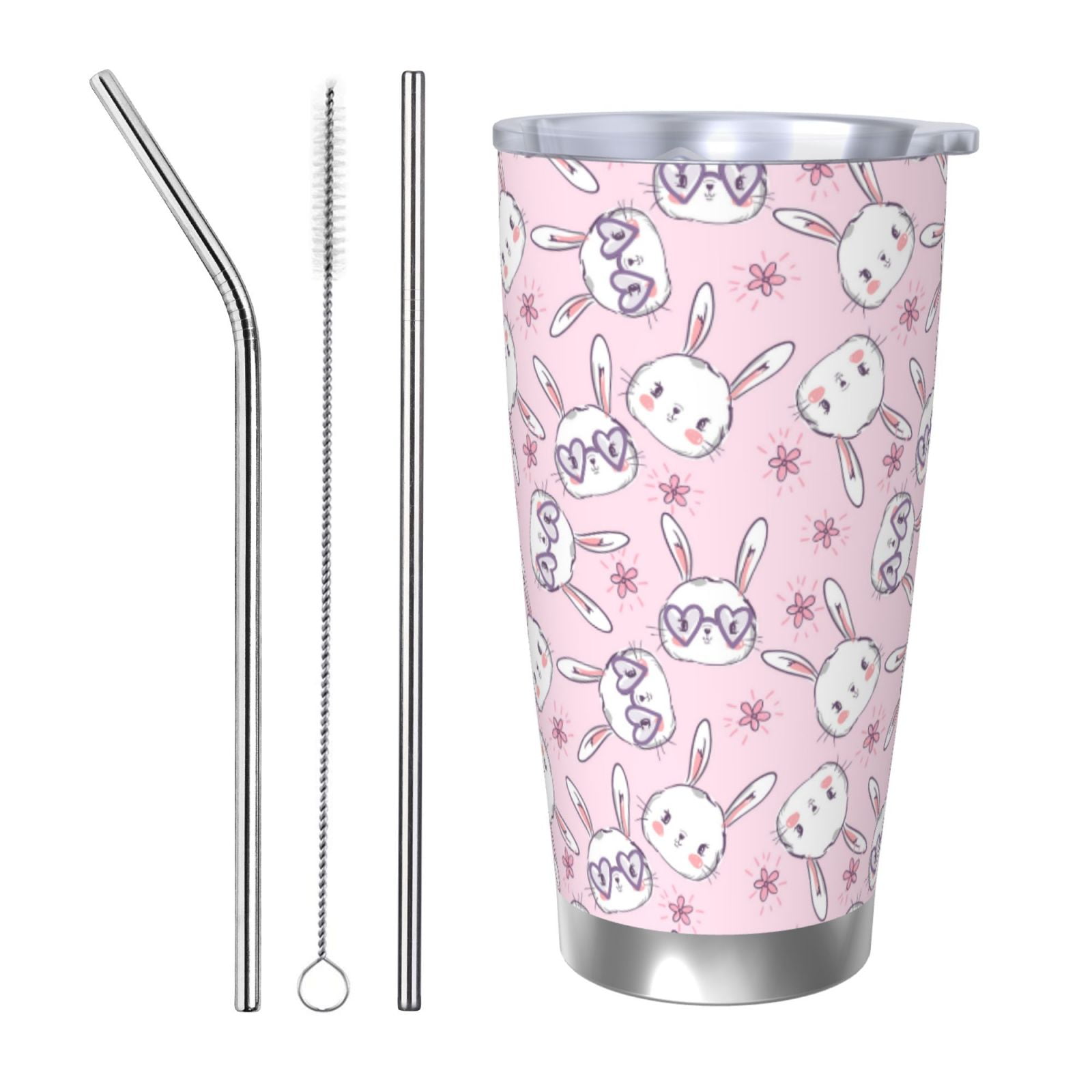 Coaee Cute Rabbit Flower for 20oz Insulated Kettle Water Bottle For ...