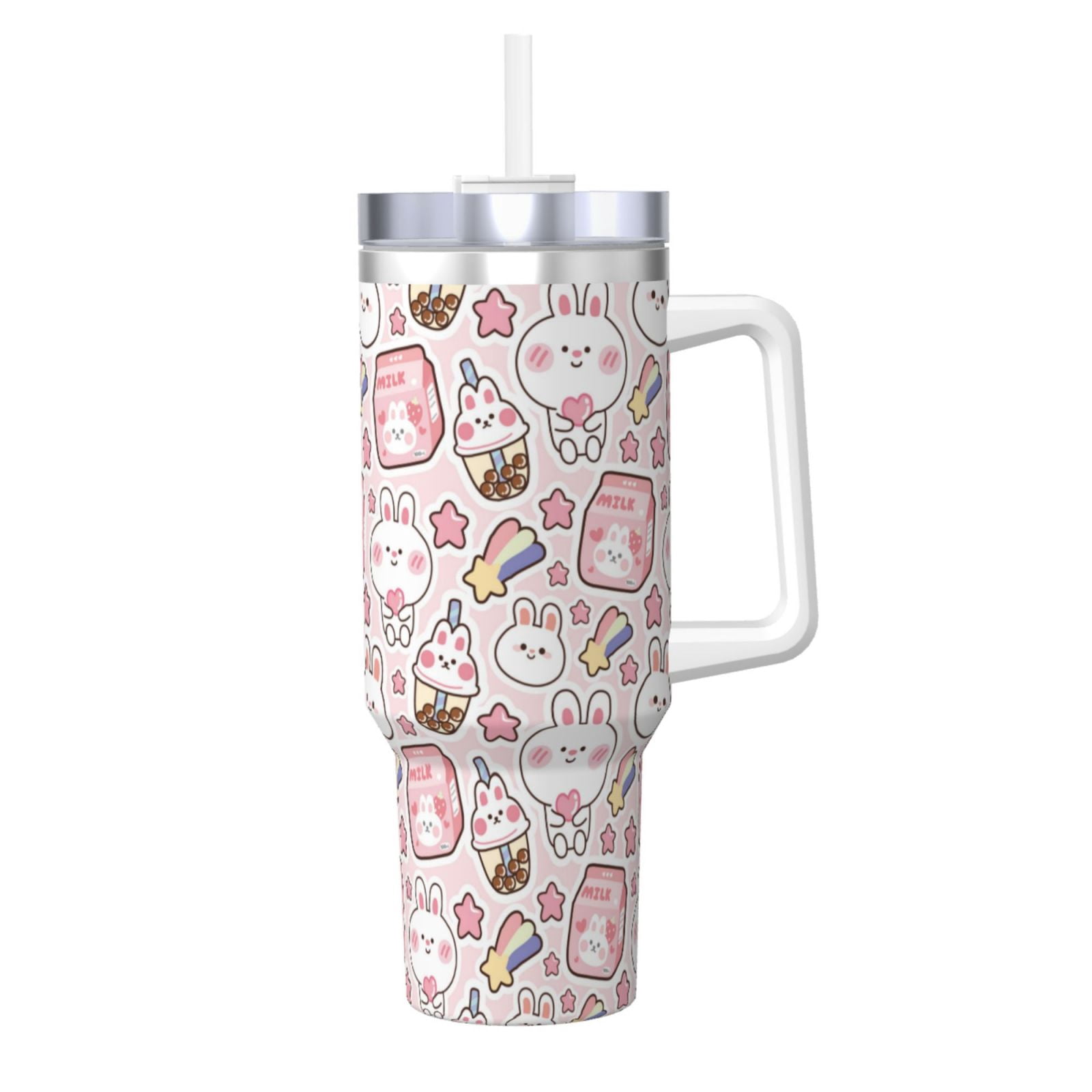 Coaee Cute Rabbit for 40oz Insulated Kettle Water Bottle For Running ...