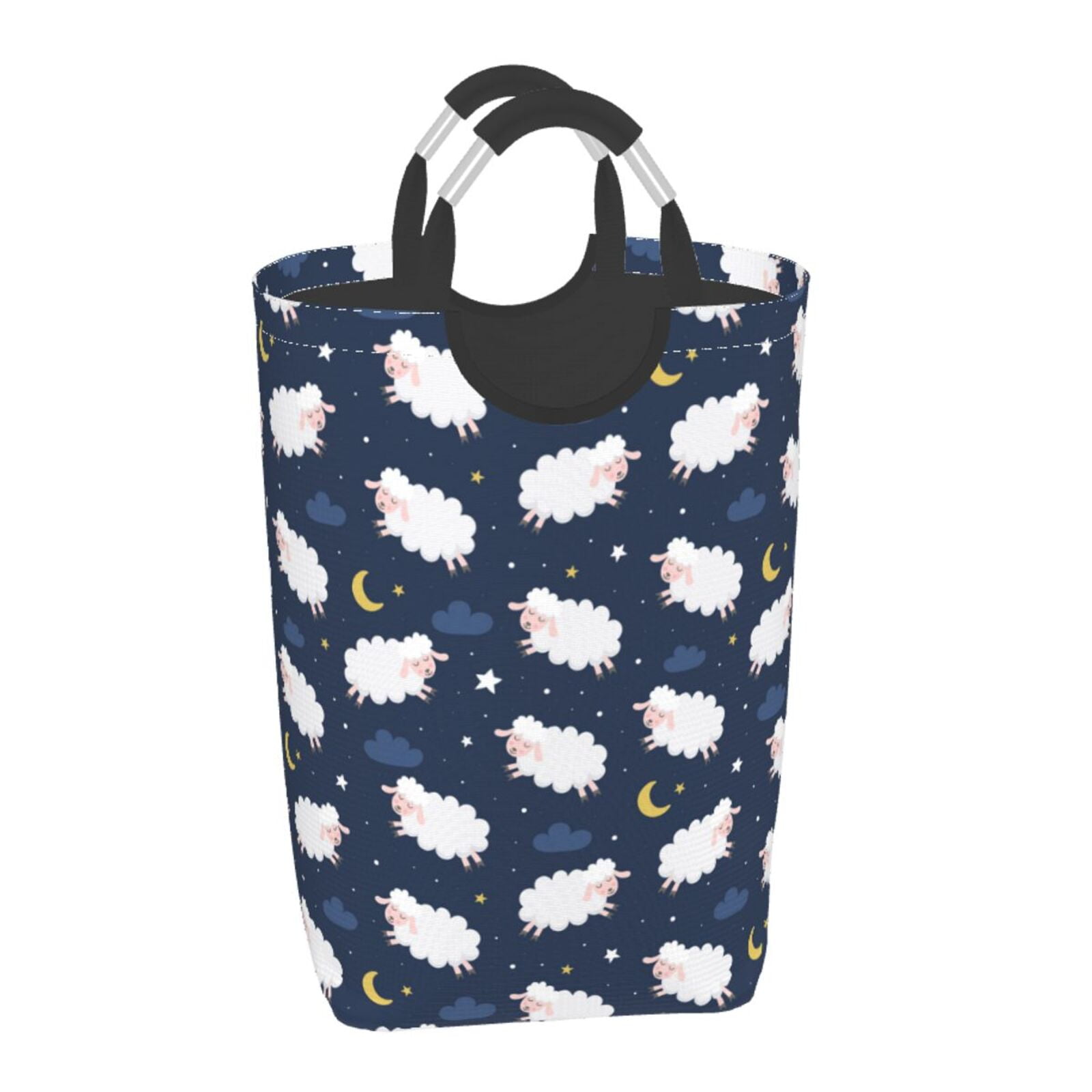 Coaee Cute Sheep 1 for 50L Laundry Baskets with Handles, Collapsible ...