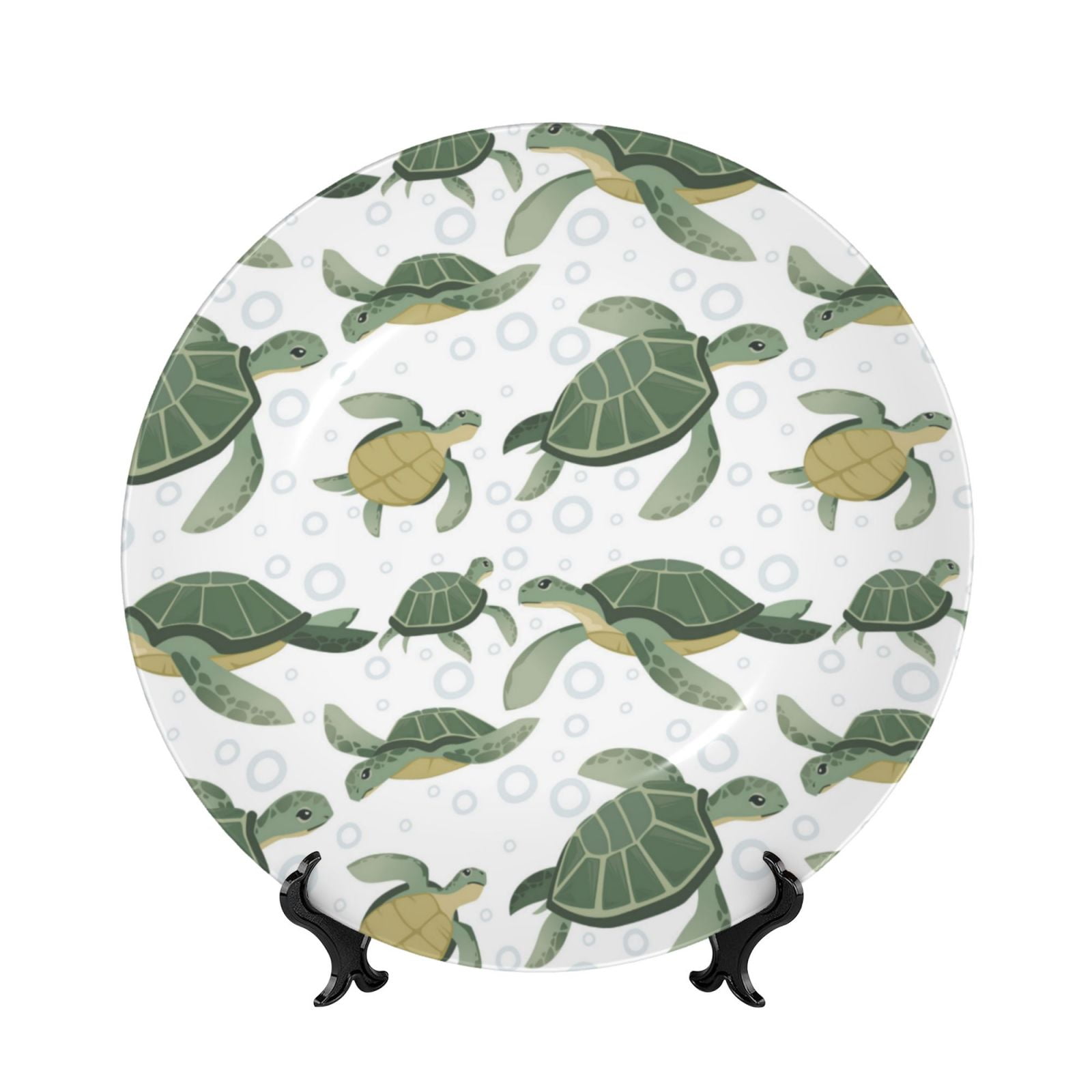 Coaee Cute Turtle for Bone China Decorative Plate Decorative Plate for ...