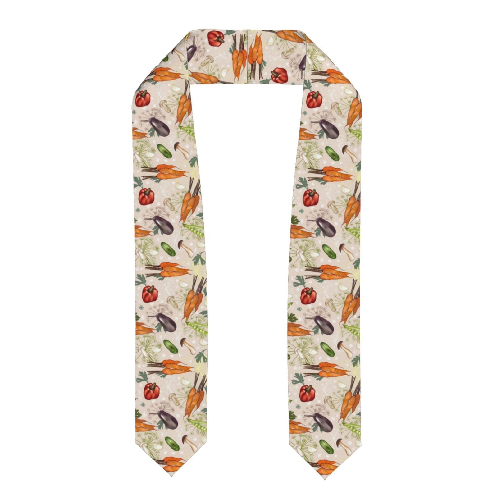 Coaee Cute Vegetables Graduation Stole, Unisex, 72" Long Graduation ...