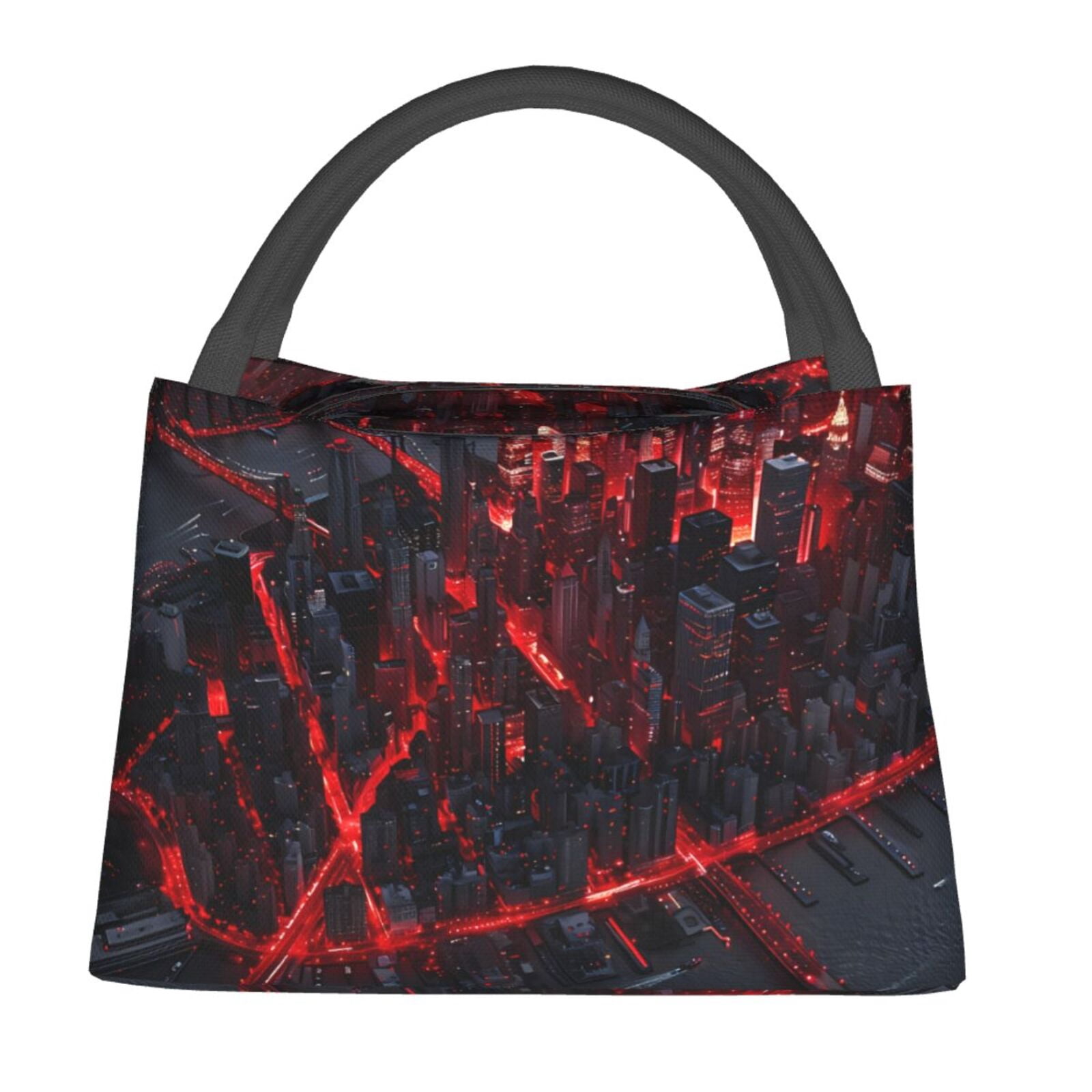 Coaee Cyberpunk Cityscape Lights for Reusable Thermal Soft Leakproof ...