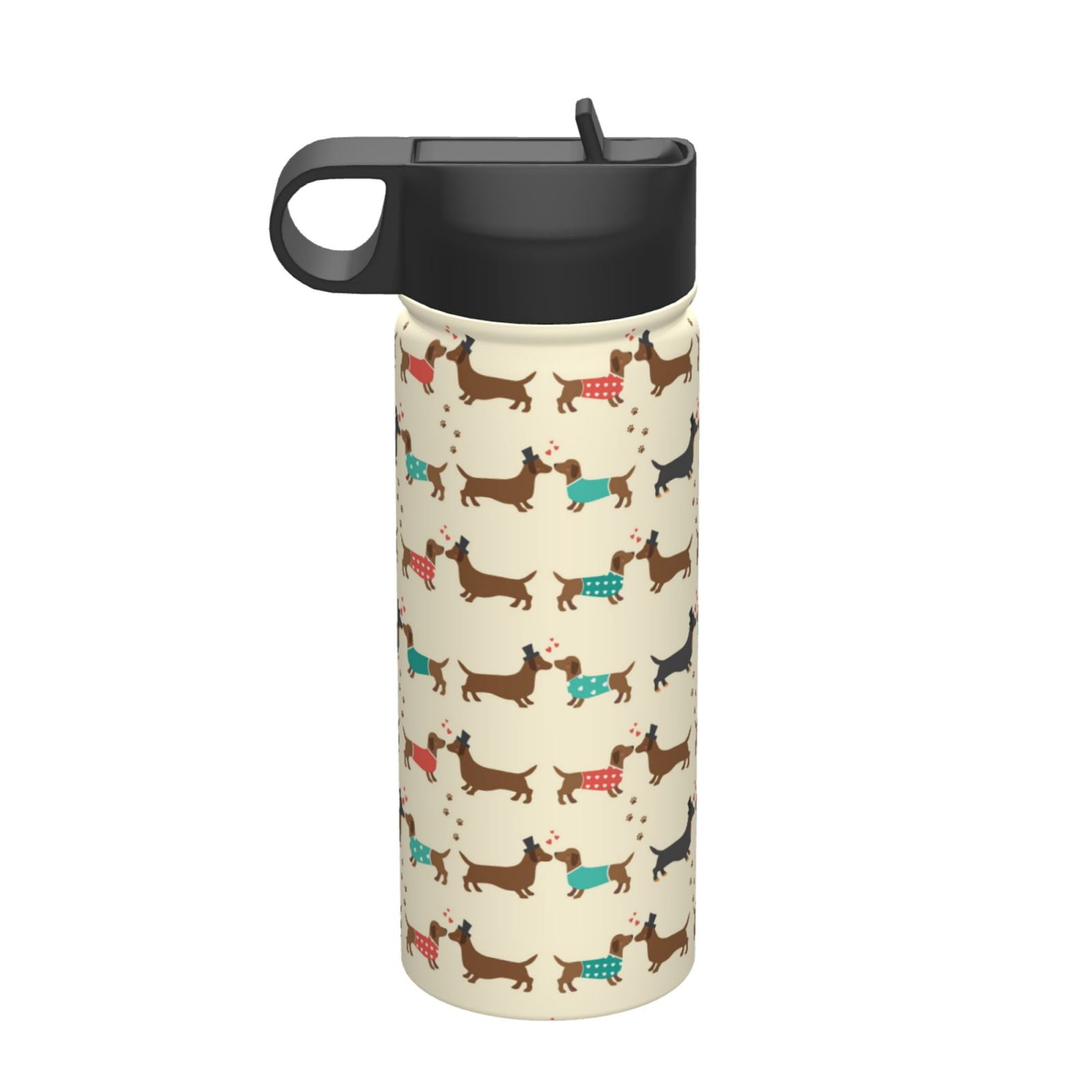 Coaee Dachshund Dog for 18oz Insulated Kettle With Straw Insulated ...