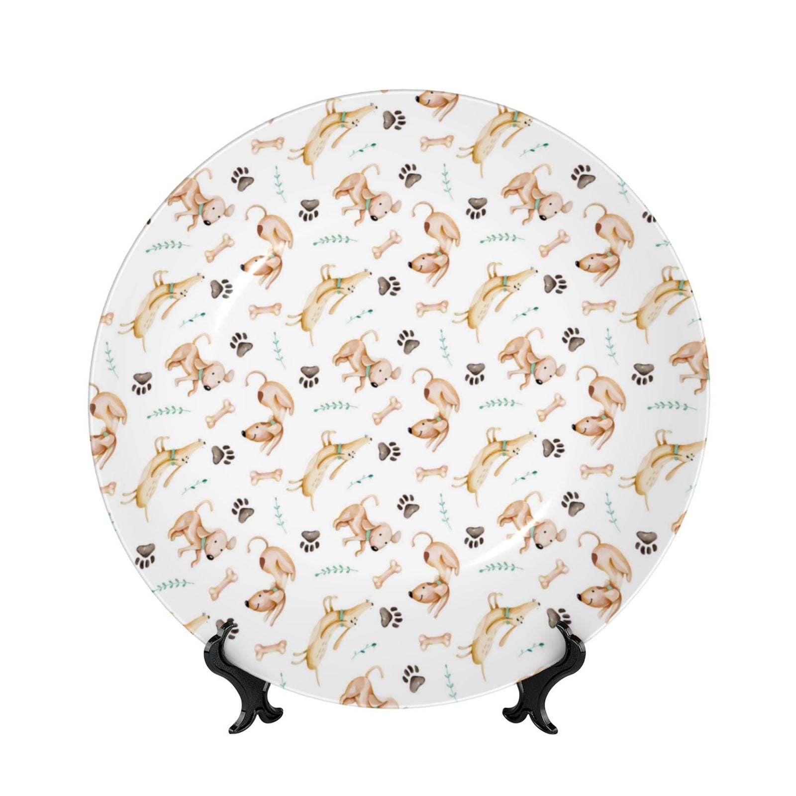 Coaee Dachshund Dog Puppy for Bone China Decorative Plate Decorative ...