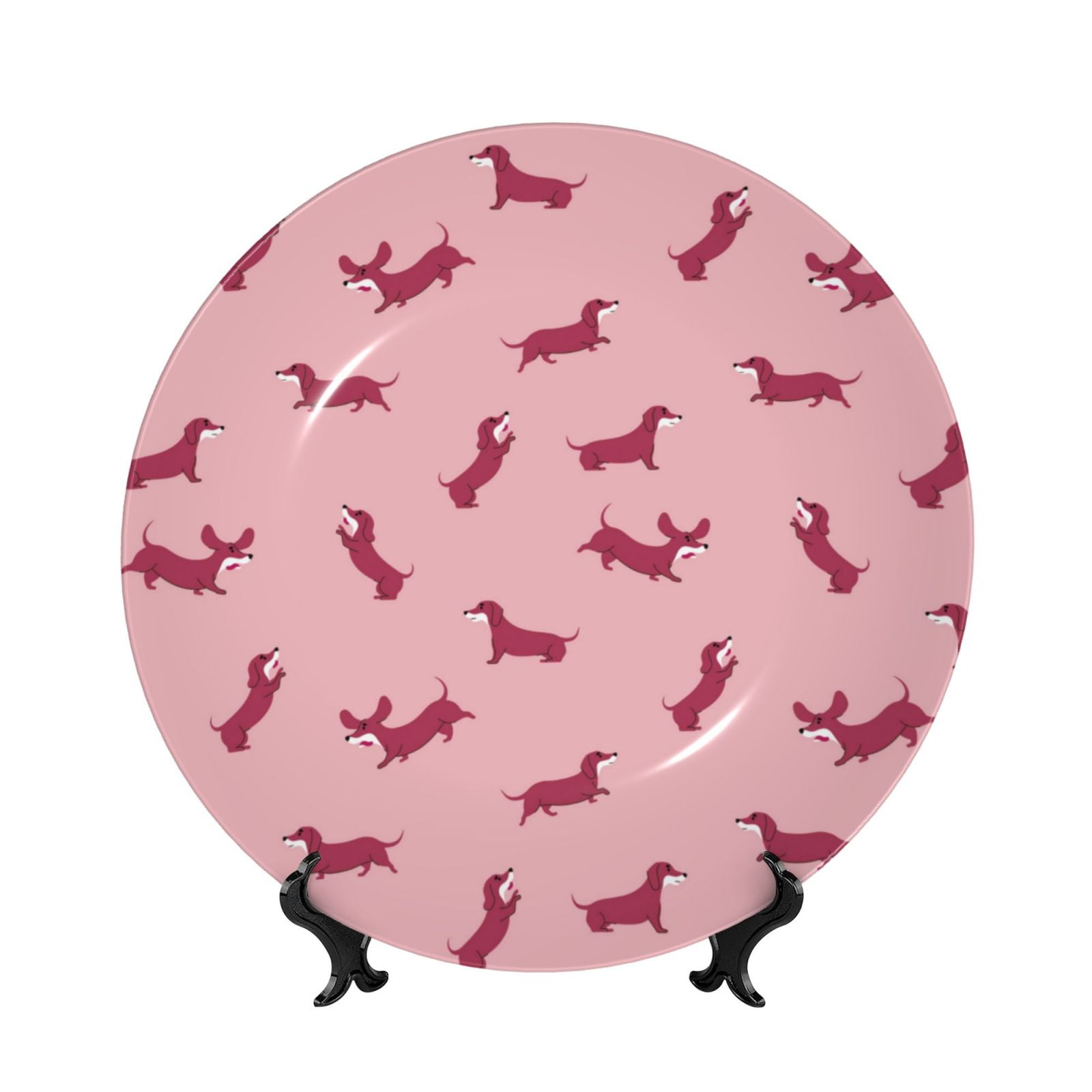Coaee Dachshund Dog Puppy for Bone China Decorative Plate Decorative ...