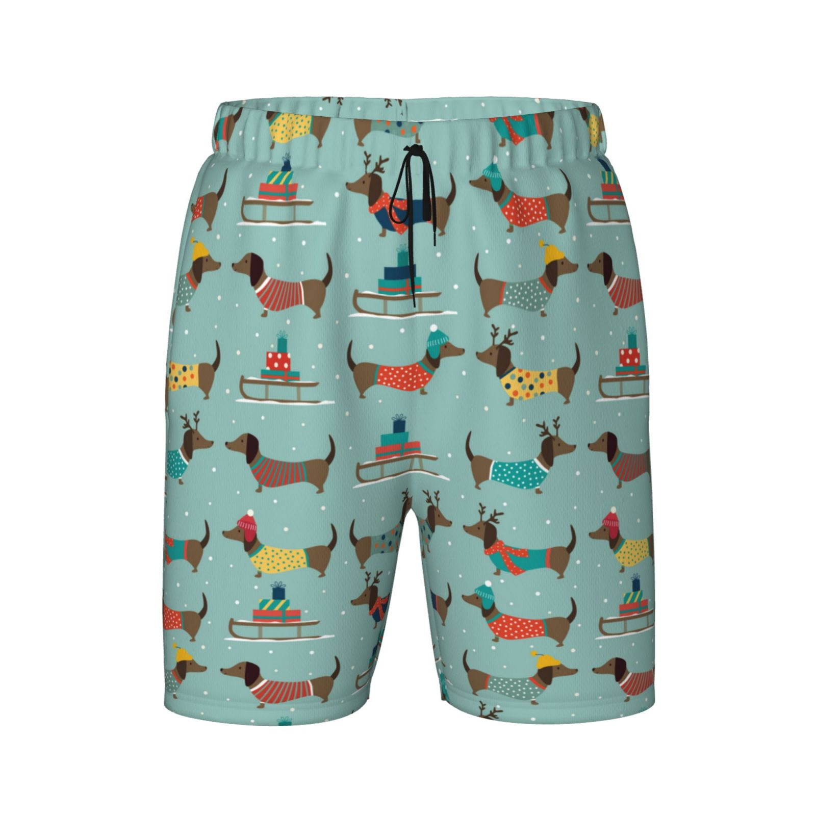 Coaee Dachshund Dog Puppy for Boys Swim Trunks Compression Liner Swim ...