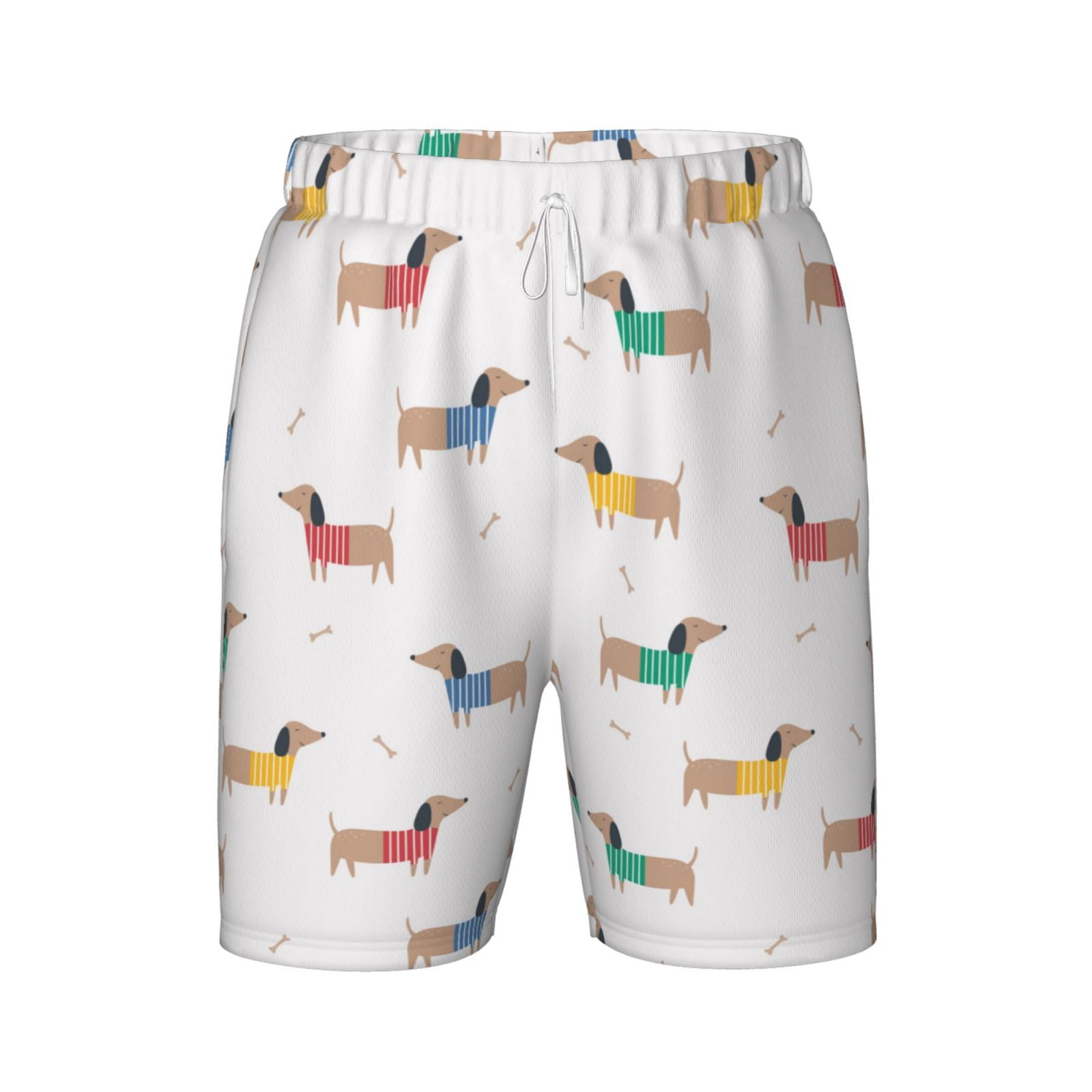 Coaee Dachshund Dog Puppy for Boys Swim Trunks Compression Liner Swim ...