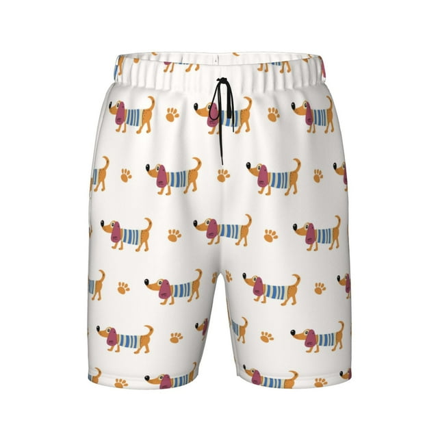 Coaee Dachshund Dog Puppy for Boys Swim Trunks Compression Liner Swim ...