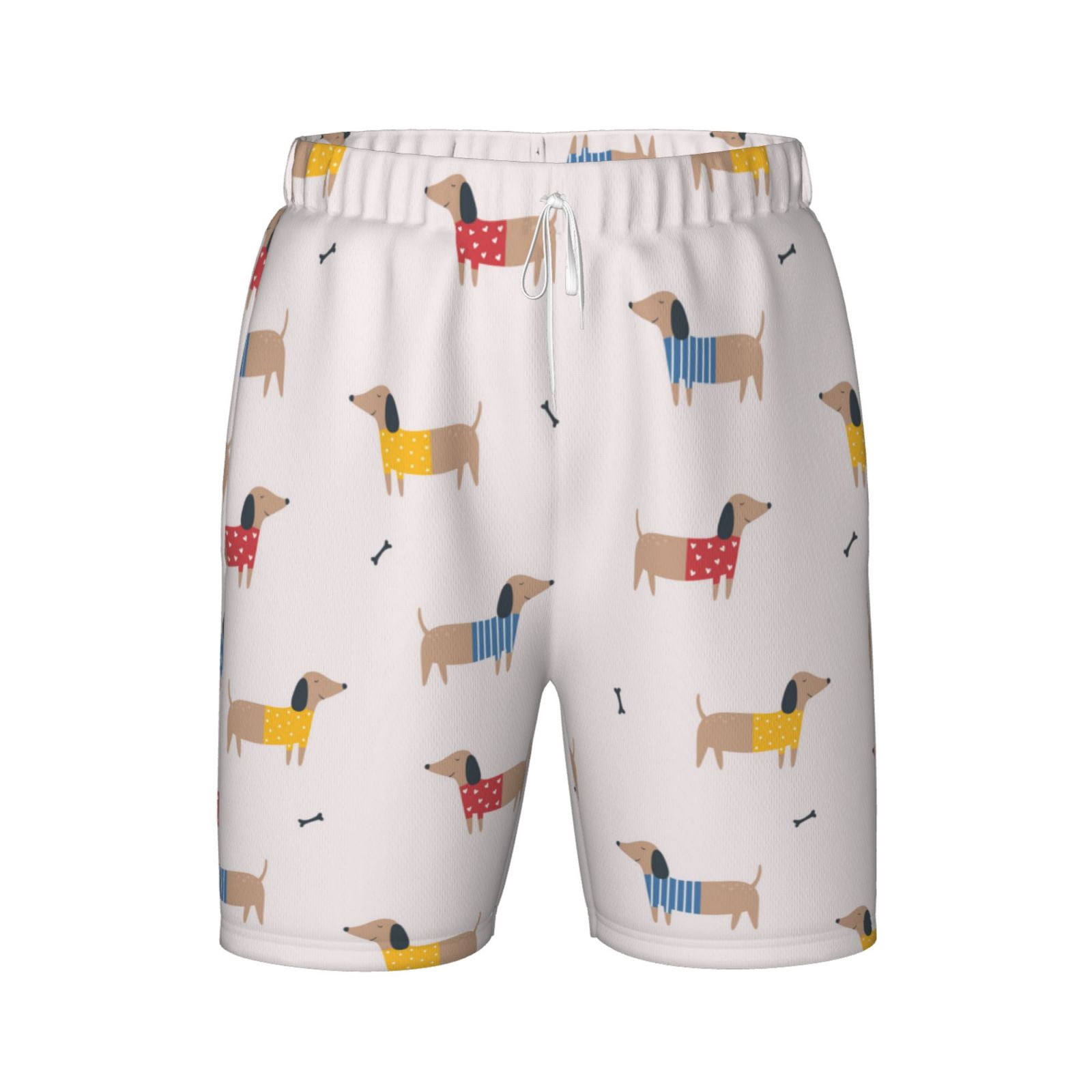 Coaee Dachshund Dog Puppy for Boys Swim Trunks Compression Liner Swim ...