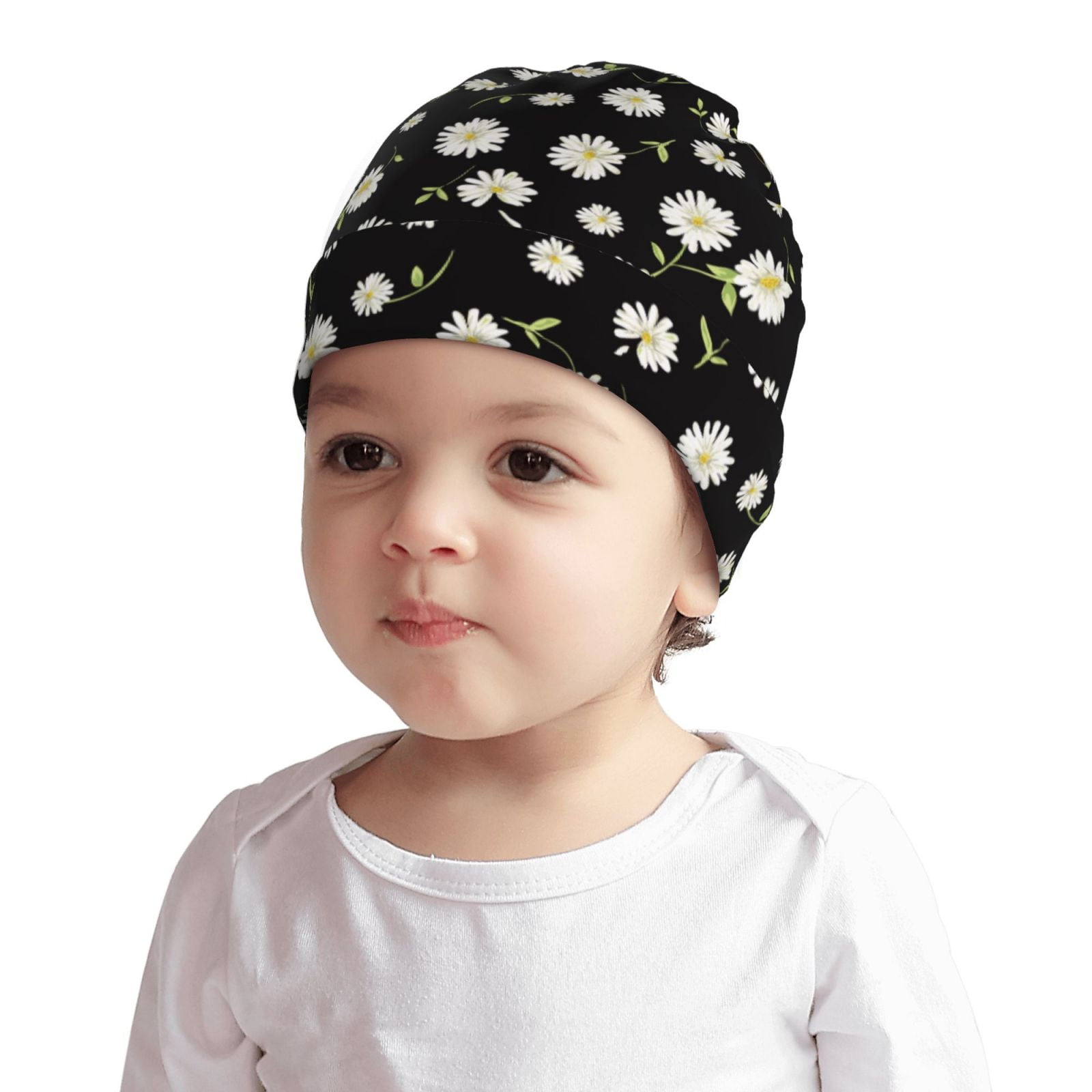 Coaee Daisies Flowers for Baby Beanie Hat Newborn Toddler Cotton Winter ...