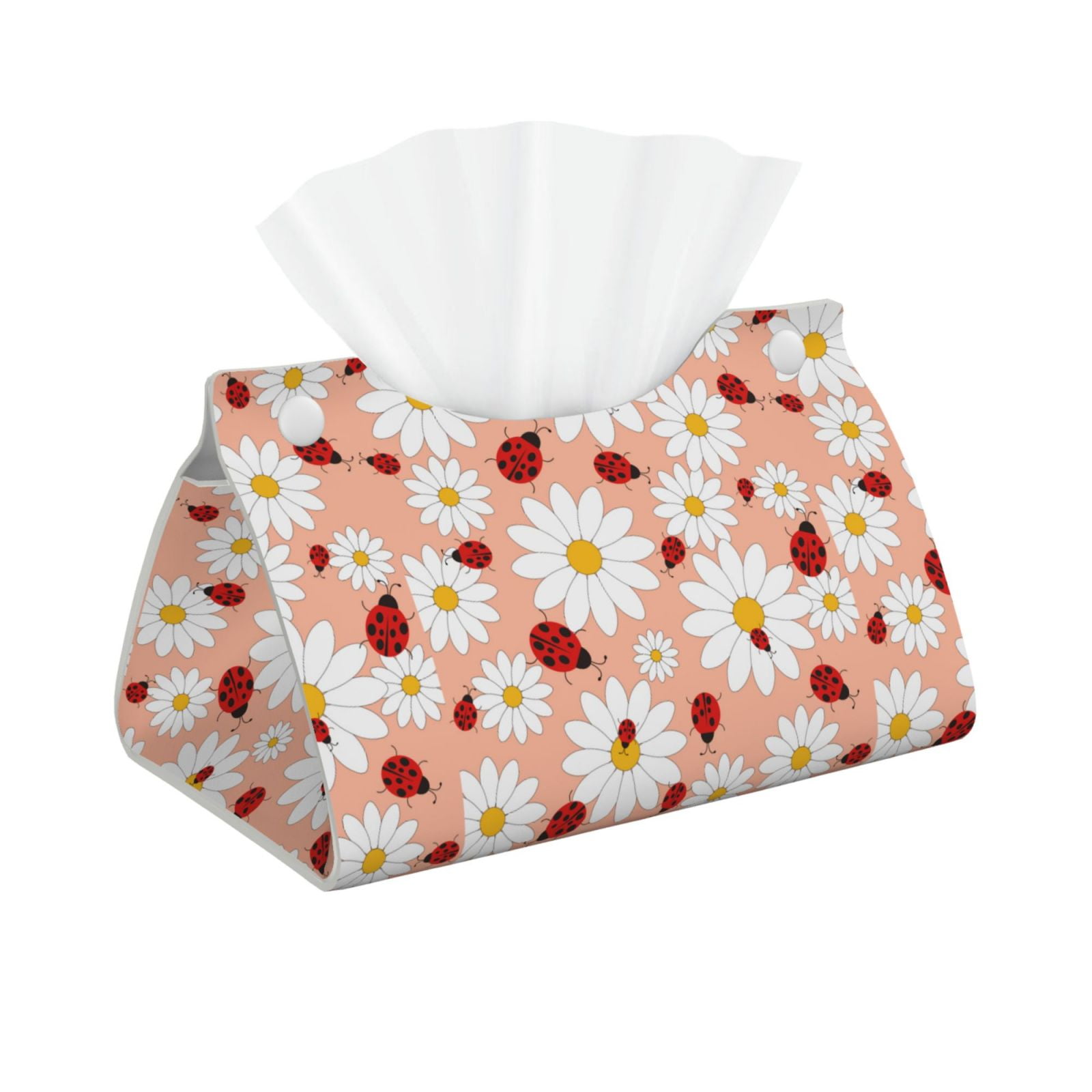 Coaee Daisy and Ladybug for Large Tissue Box Cover Rectangular for ...