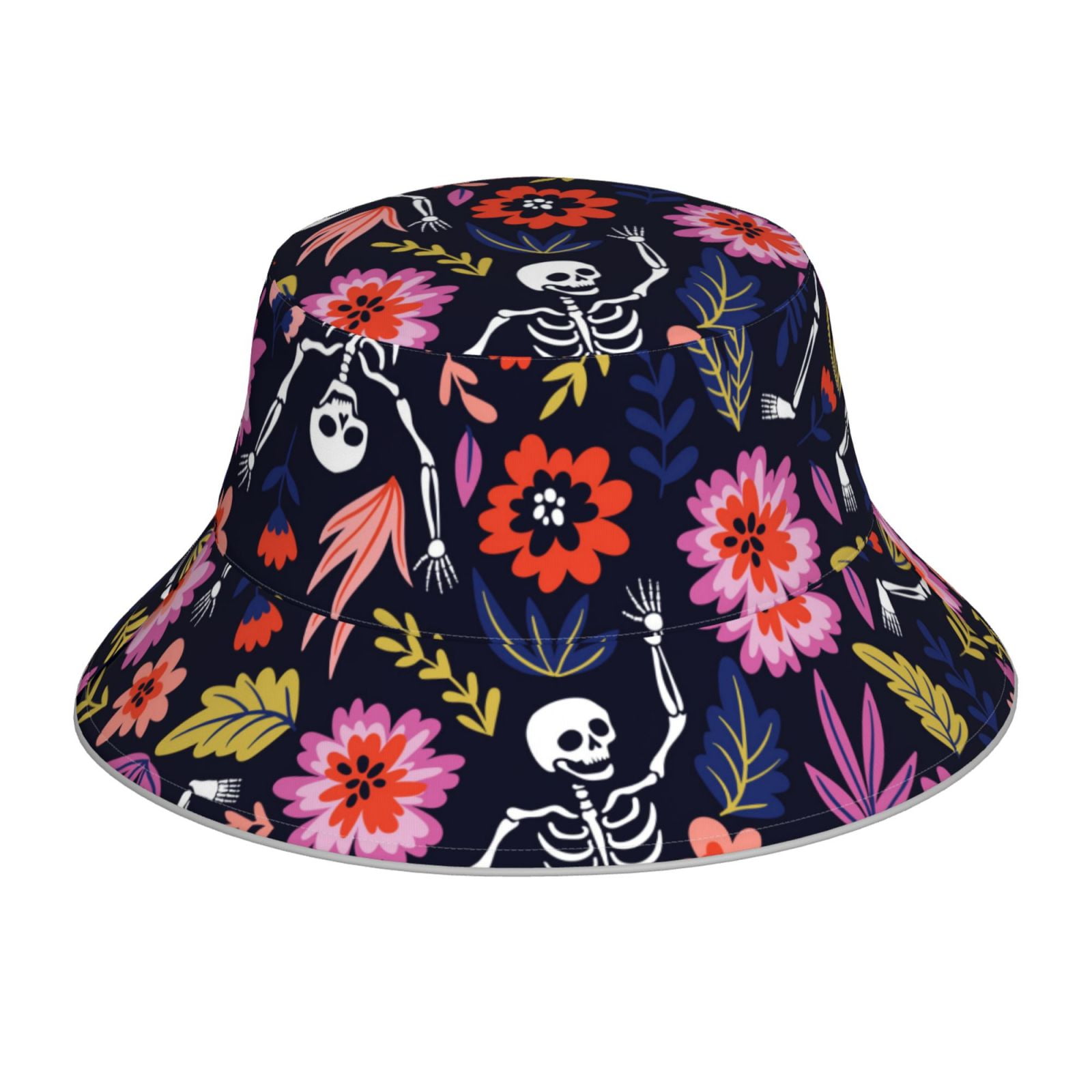 Coaee Dancing Skeletons Floral Garden Double-Sided Reflective Strip Sun ...