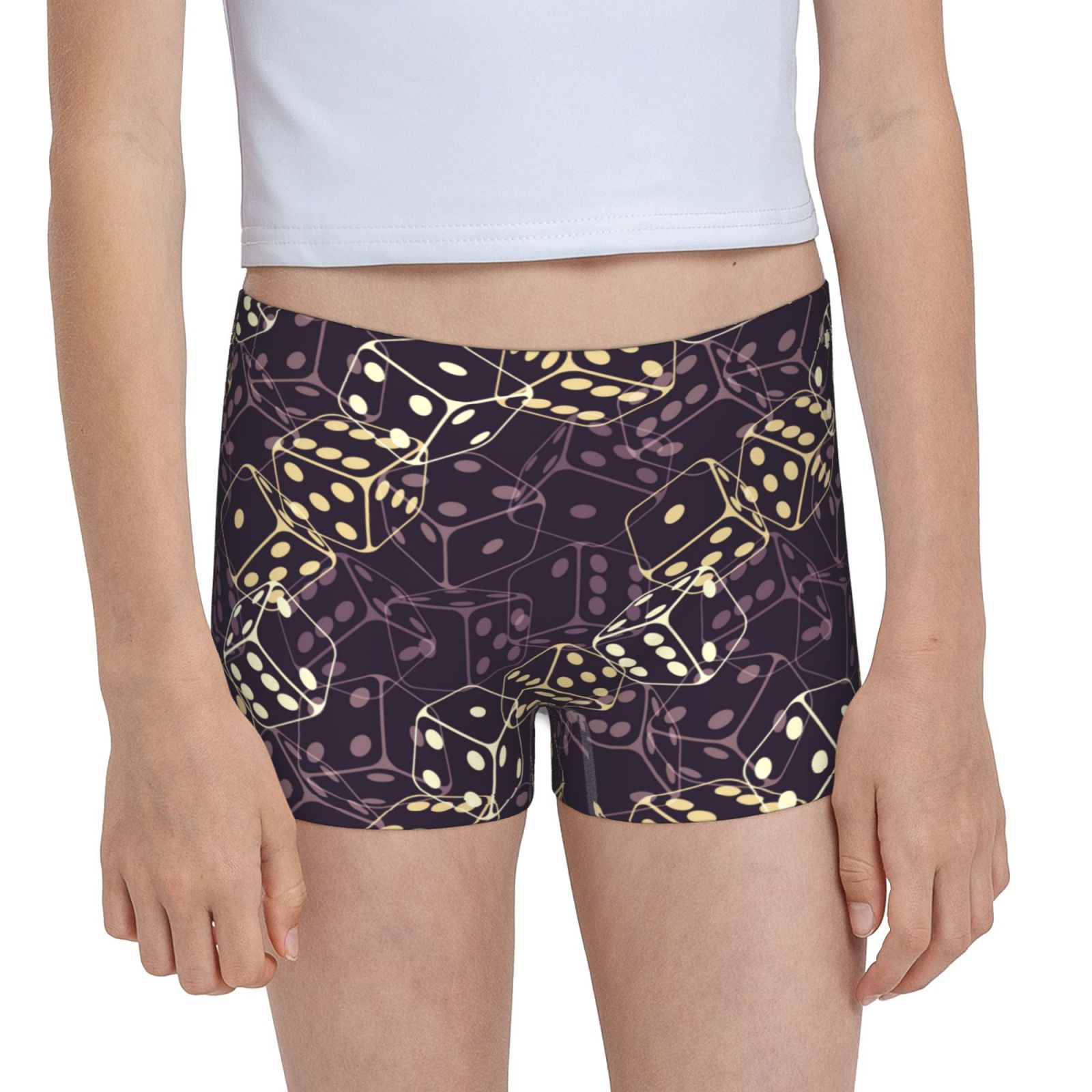 Coaee Dice for Girl's Cotton Boxer Briefs Soft and Breathable for ...