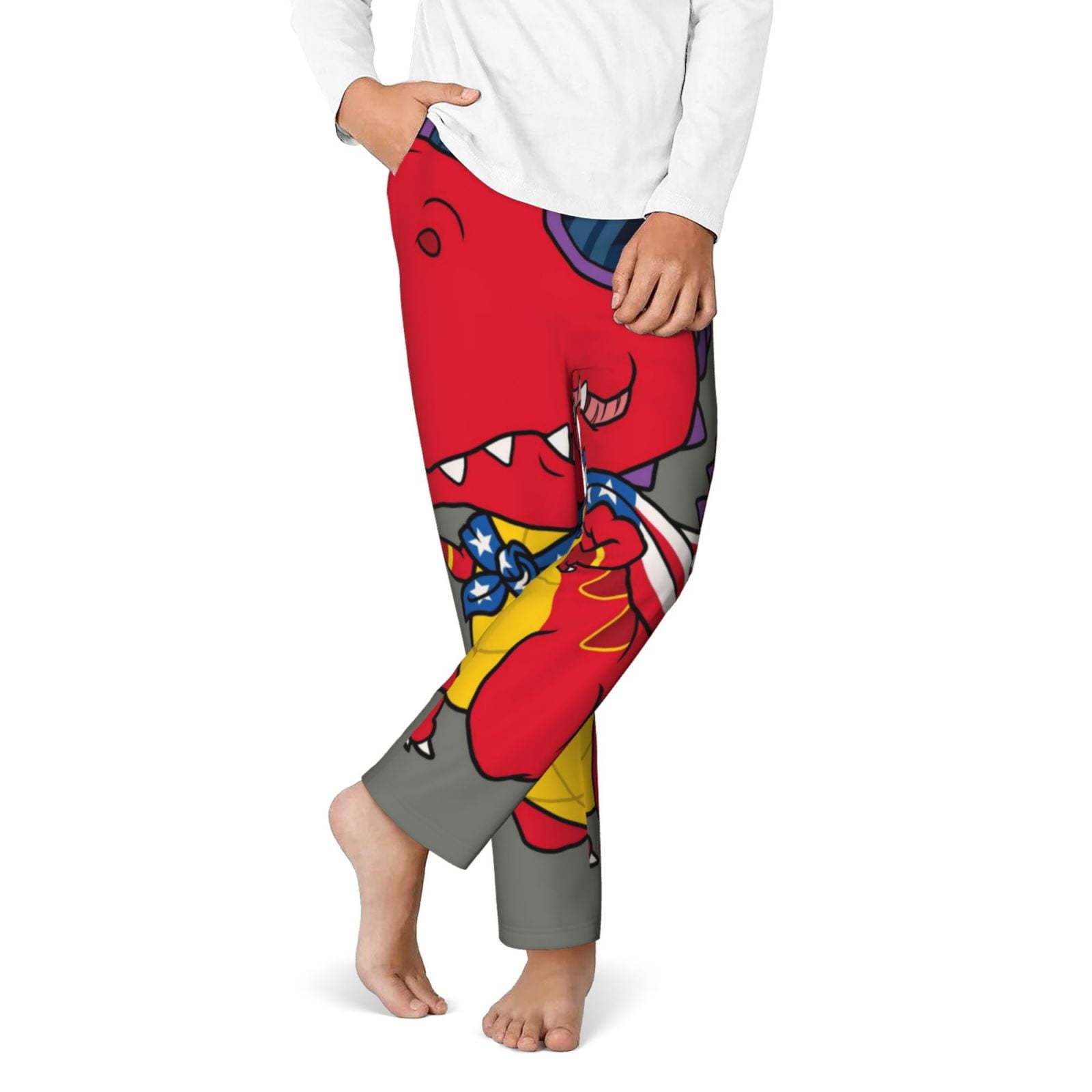 Coaee Dinosaur Super Hero Cartoon for Teen lounge pants Comfortable ...