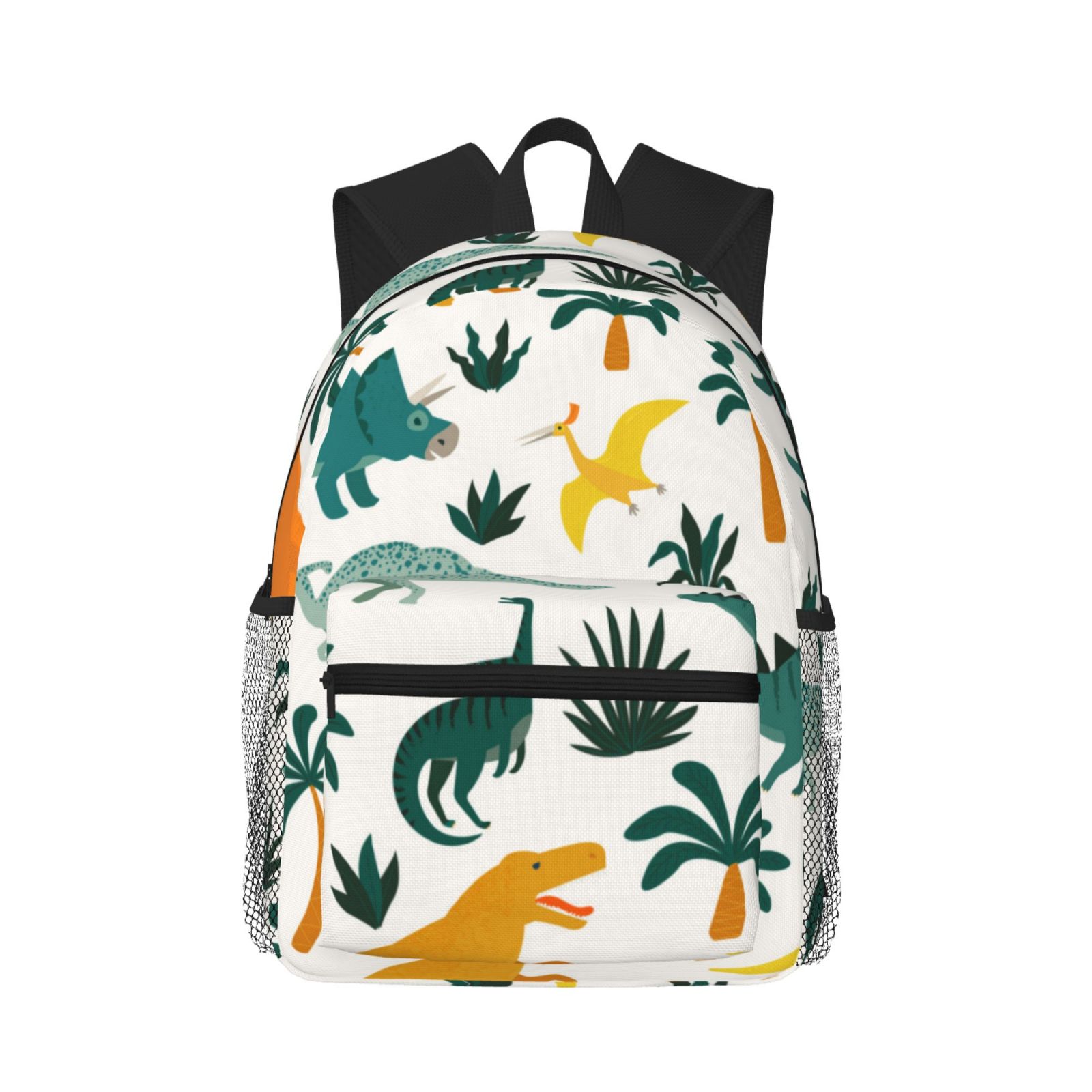 Coaee Dinosaurs and Tropical Leaves Light Casual Backpack Daily use ...