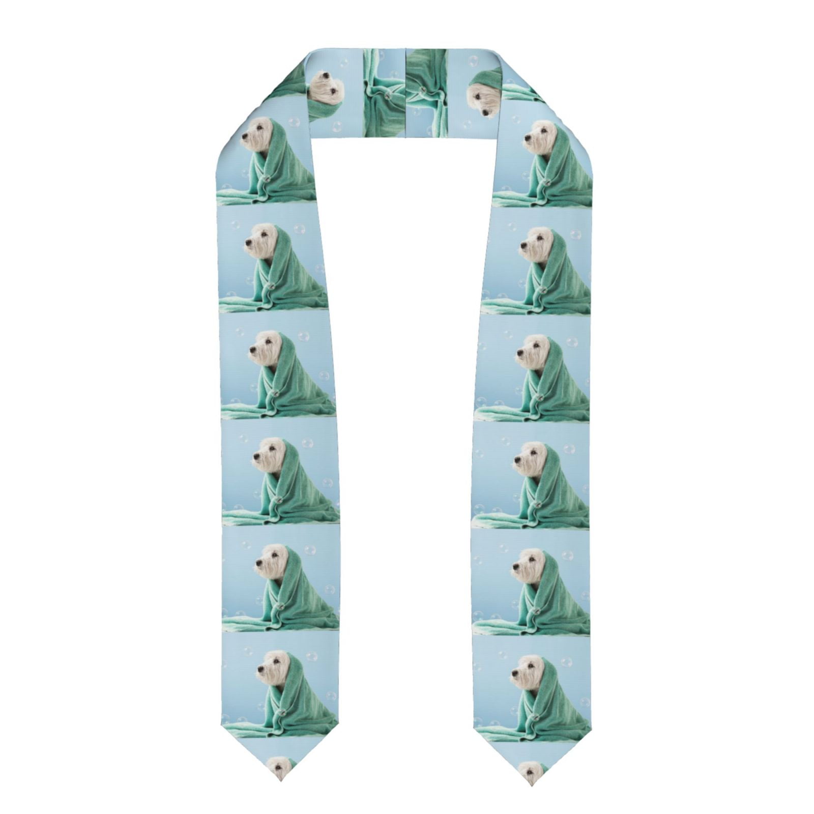 Coaee Dog Wrapped in Towel Graduation Stole, Unisex, 72" Long ...