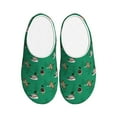 Coaee Duck Mallard Flying Pose for Mens Slippers Indoor Slip On Shoes ...
