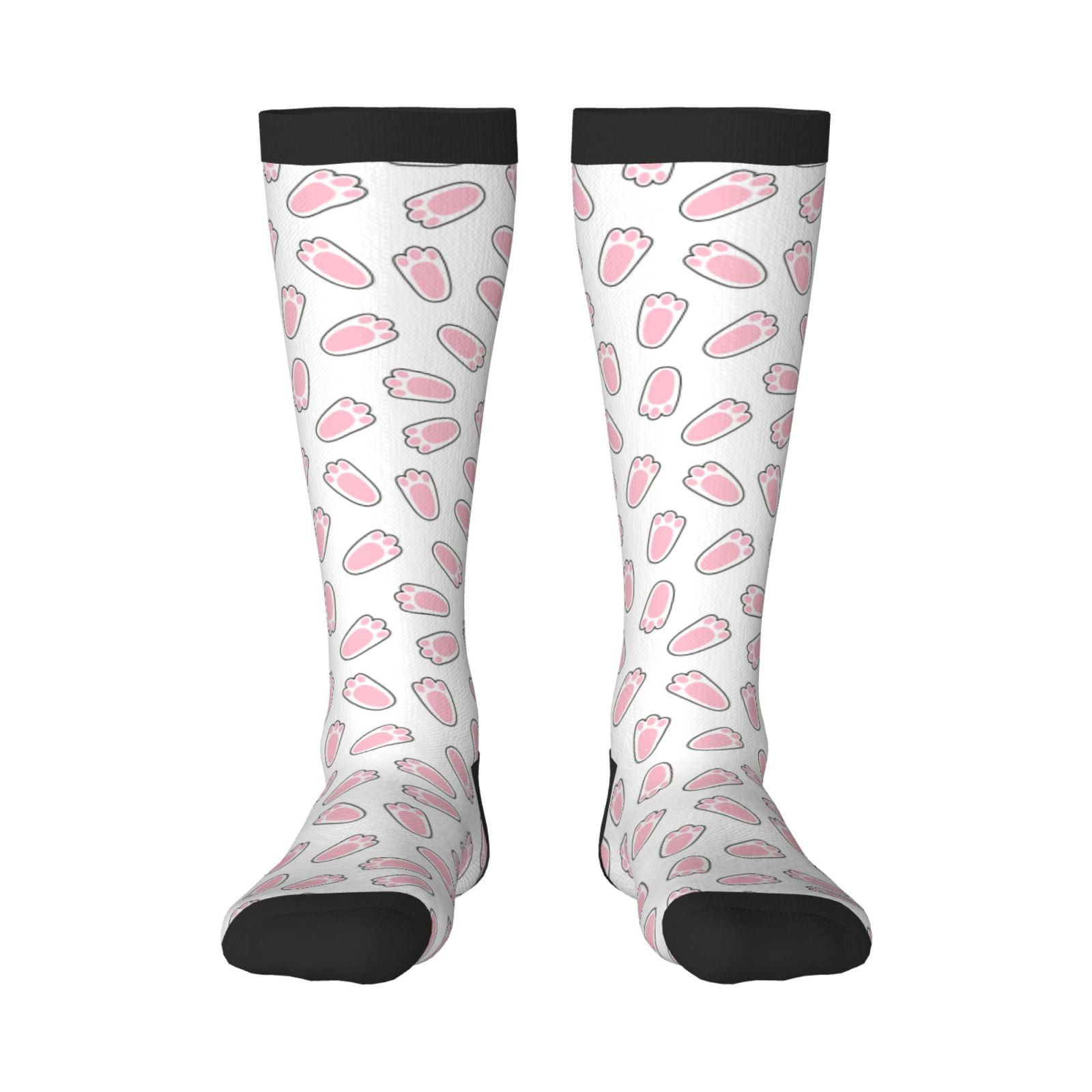 Coaee Easter bunny footprint Socks, Stylish Sports High Socks ...