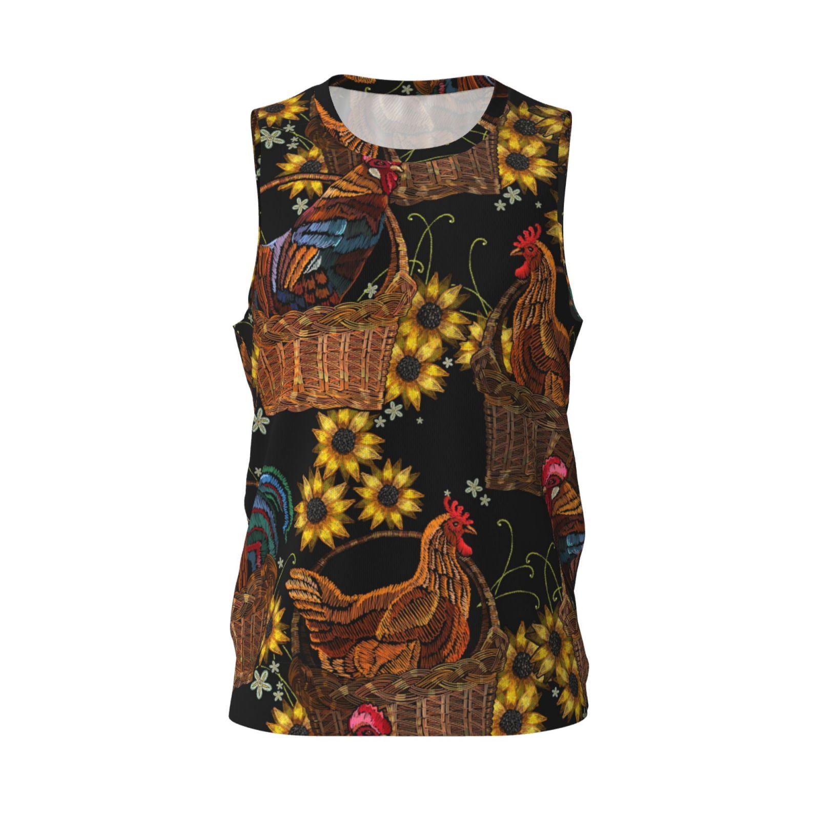 Coaee Embroidery Chicken Rooster Men's Basketball Jersey S-4XL Men's ...