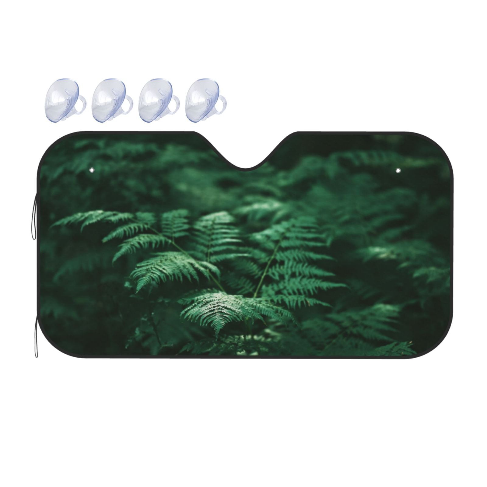 Coaee Ferns Leave Green Foliage for Car Sunshade Windshield Sun Shade ...