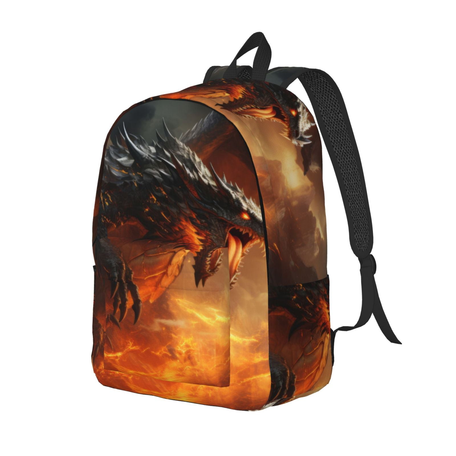 Coaee Fiery Dragon Of Chaos for Canvas Backpack for Hiking, Camping ...