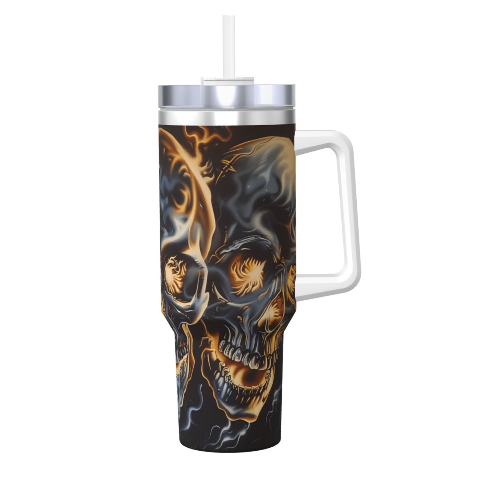 Coaee Fiery Skull Trio for 40oz Insulated Kettle Water Bottle For ...