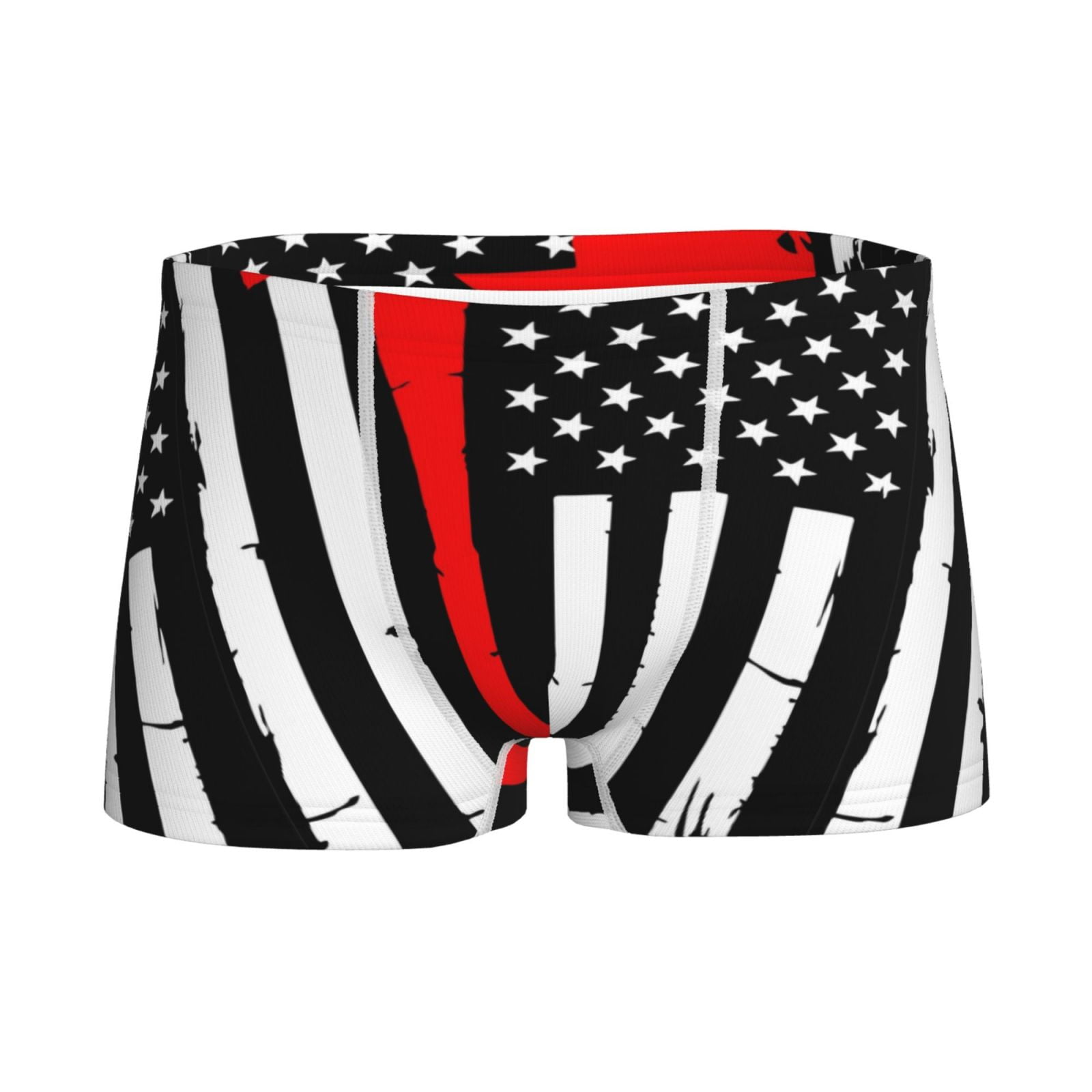 Coaee Firefighters USA Flag Boy's Cotton Boxer Briefs Soft and ...