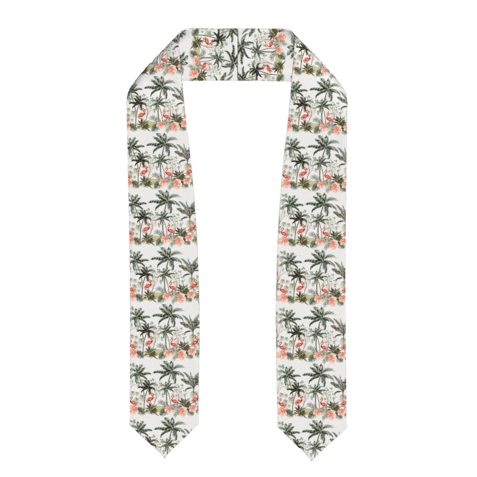 Coaee Flamingo Palm Trees Graduation Stole, Unisex, 72" Long Graduation ...