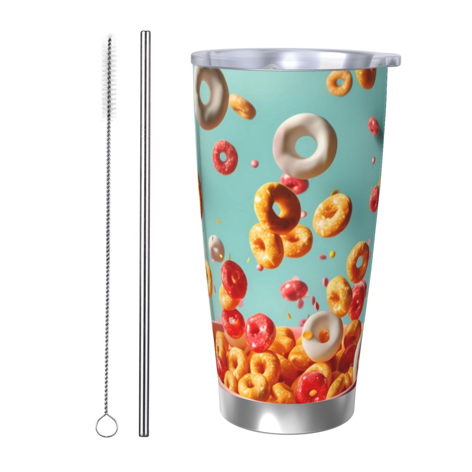 Coaee Floating Colorful Cereal for 20oz Insulated Kettle Water Bottle ...