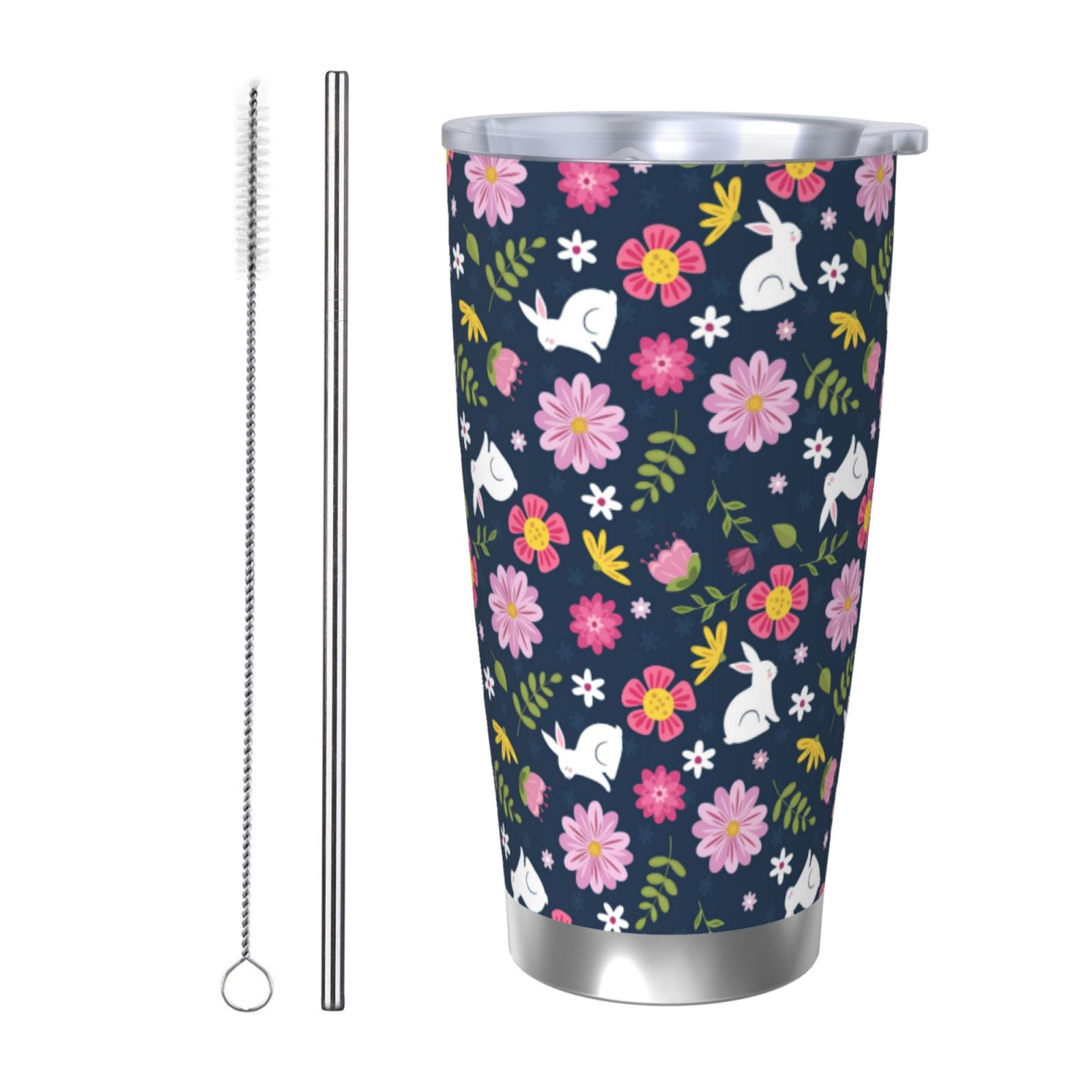 Coaee Floral Rabbit for 20oz Insulated Kettle Water Bottle For Running ...