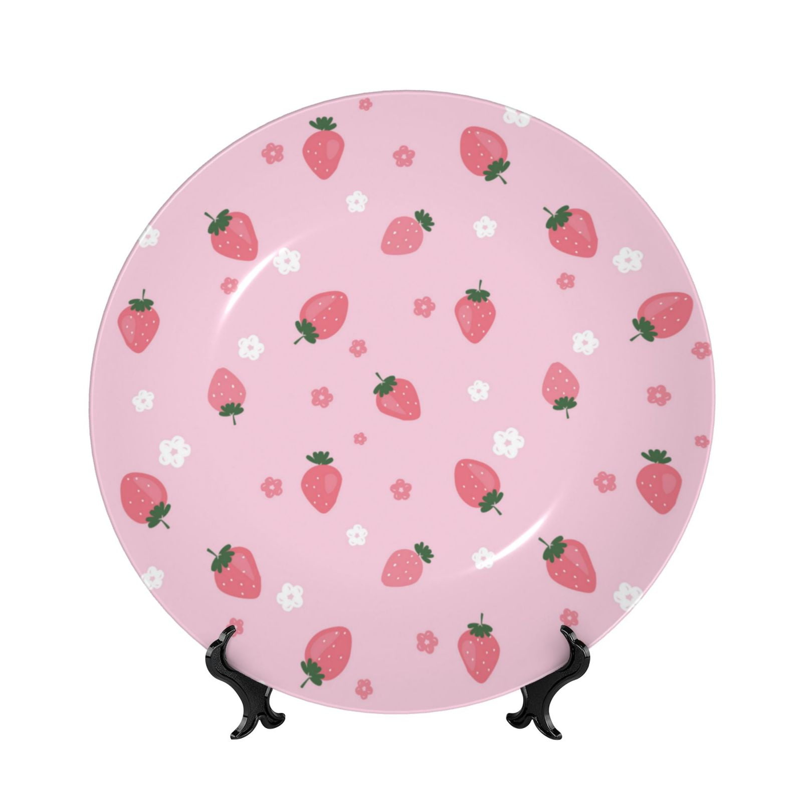 Coaee Floral Strawberr for Bone China Decorative Plate Decorative Plate ...
