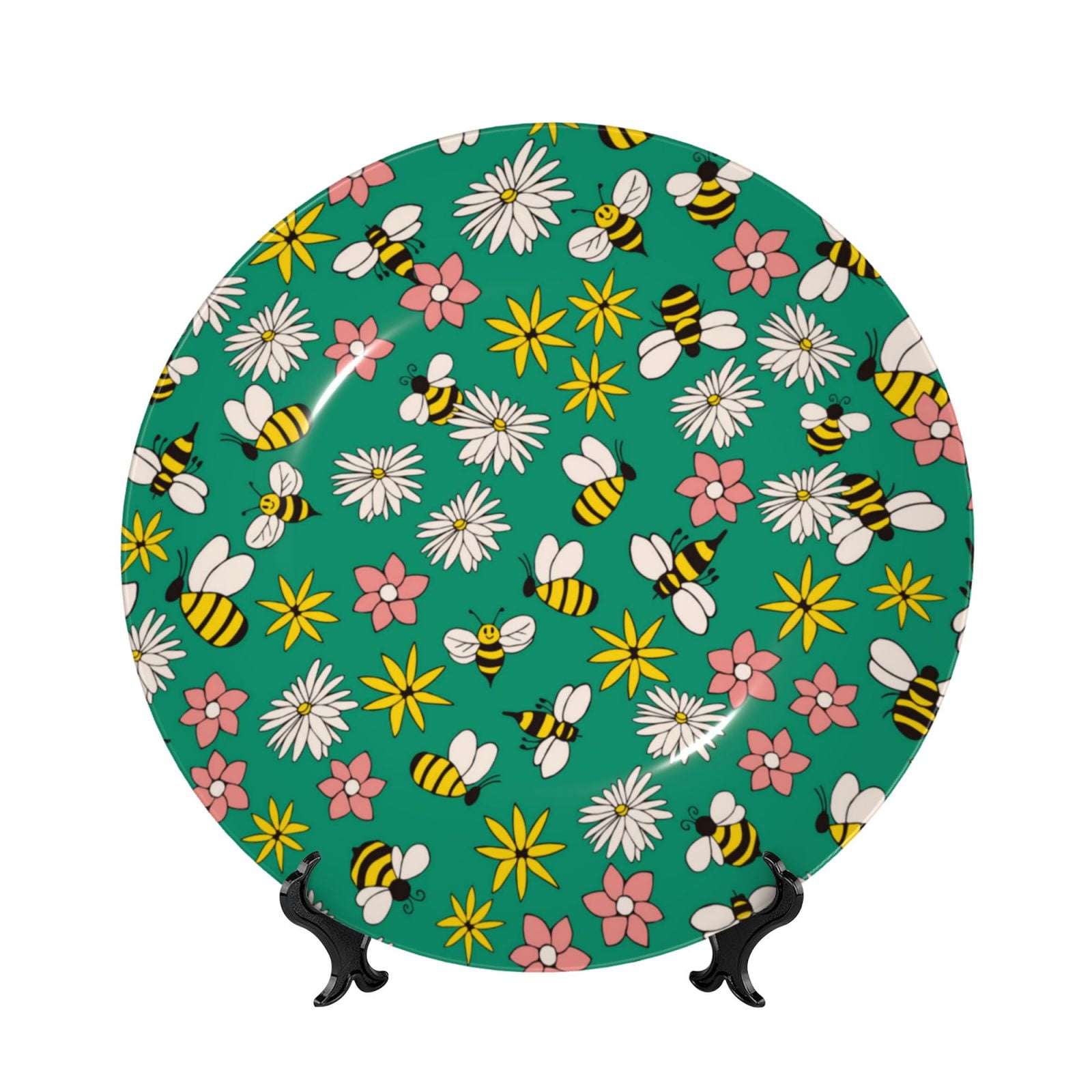 Coaee Flying Bees for Bone China Decorative Plate Decorative Plate for ...