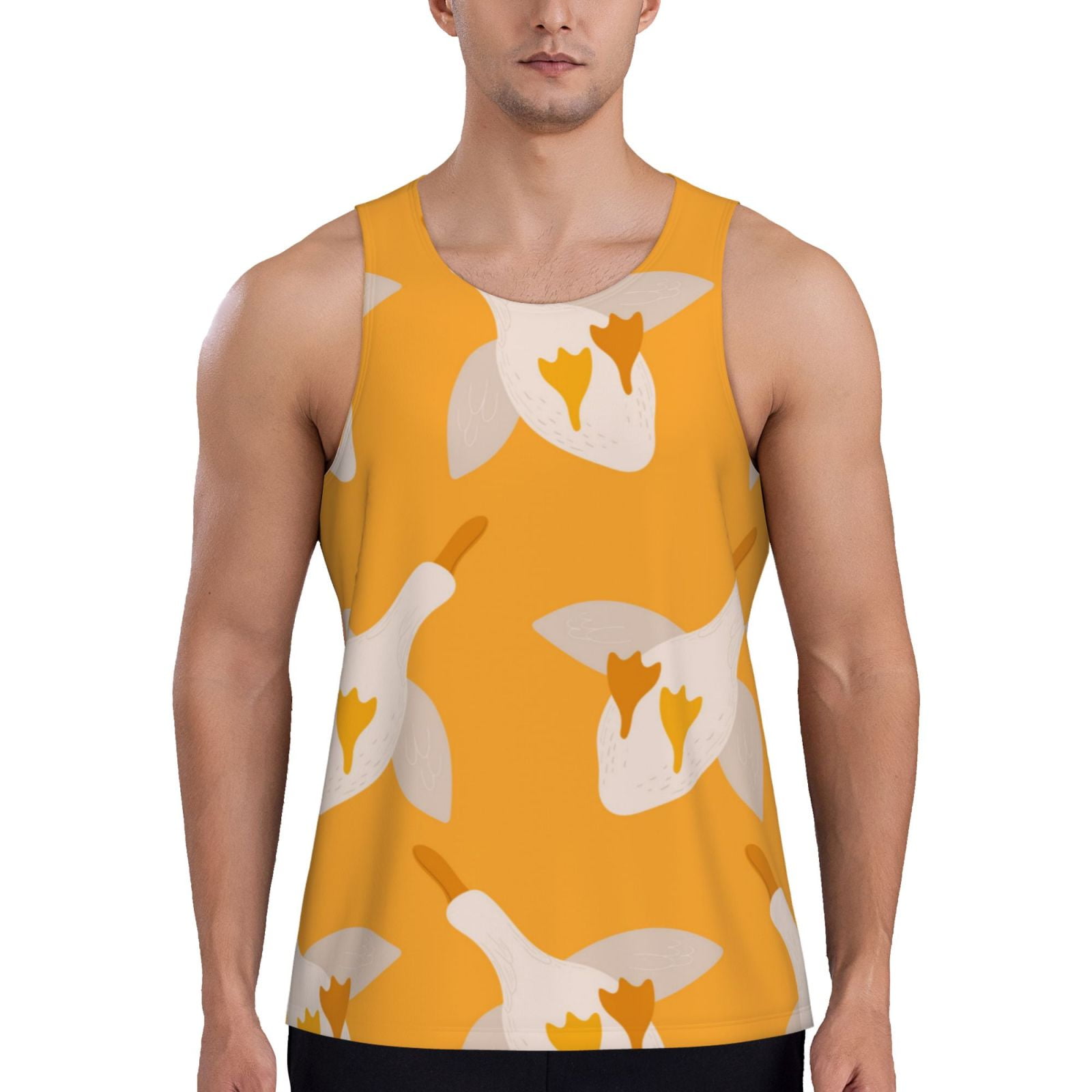 Coaee Flying Ducks for Men's Workout Tank Top, Men's Tank Top ...