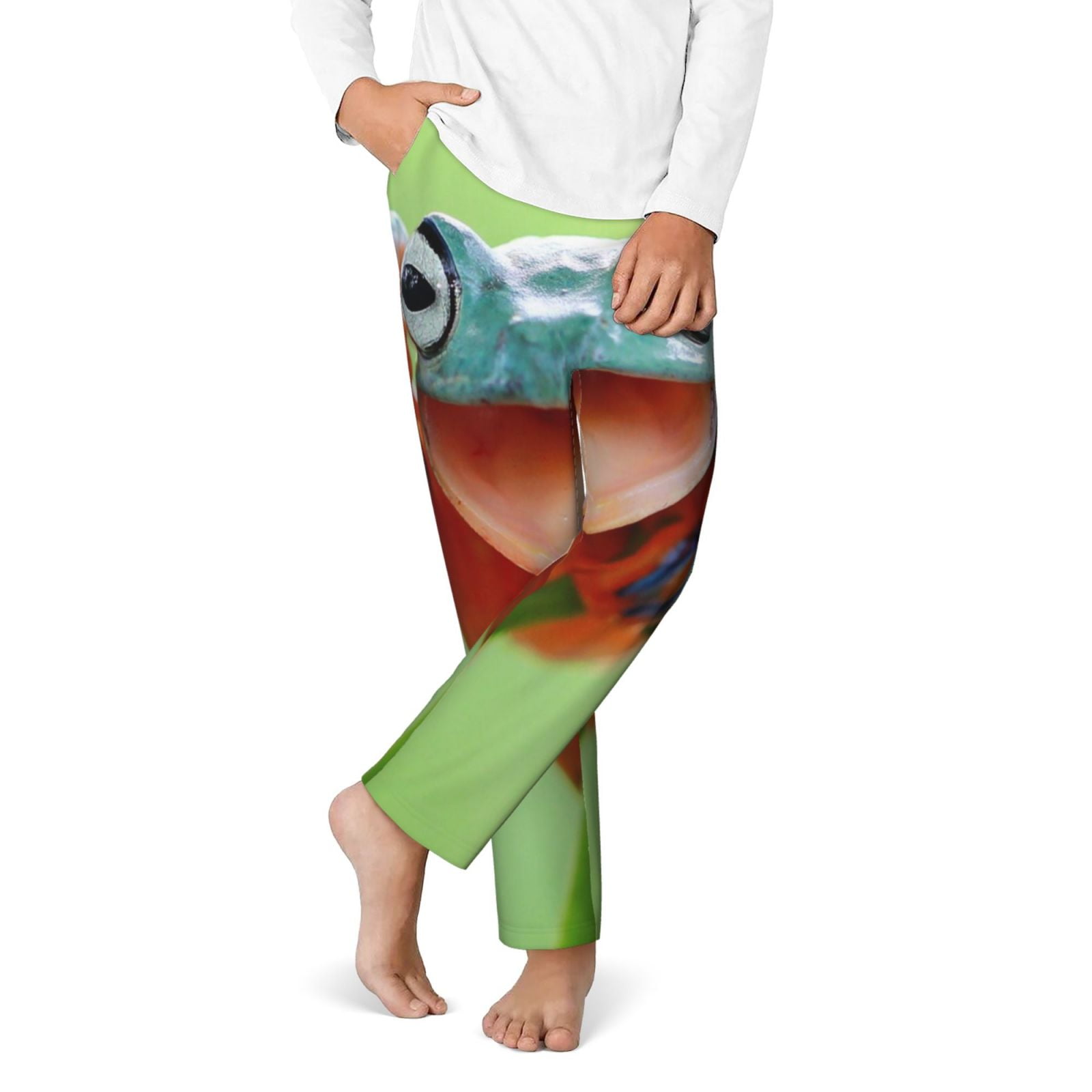 Coaee Flying Frog On Branch for Teen lounge pants Comfortable Lounge ...