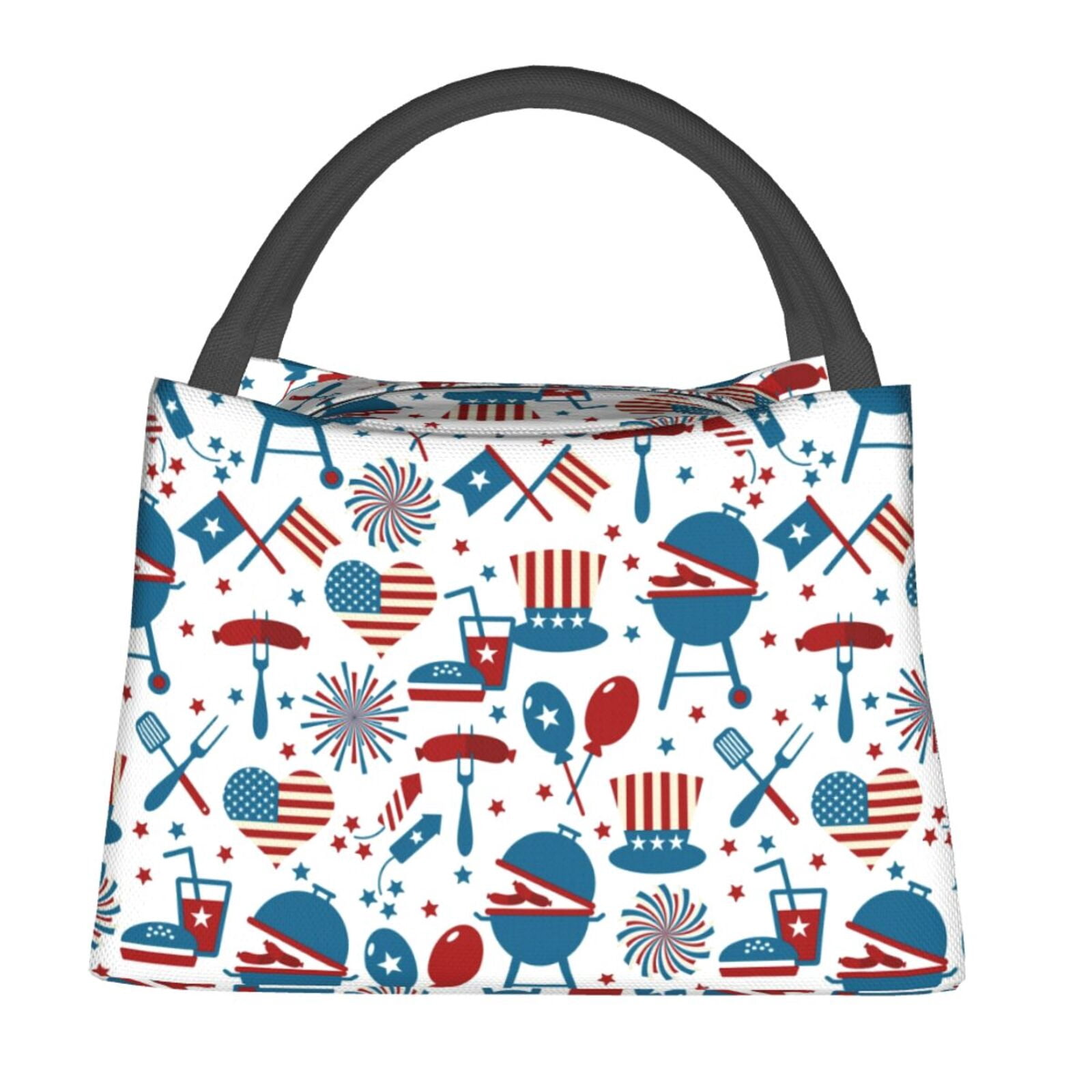 Coaee Fourth Of July Party for Reusable Thermal Soft Leakproof Lunch ...
