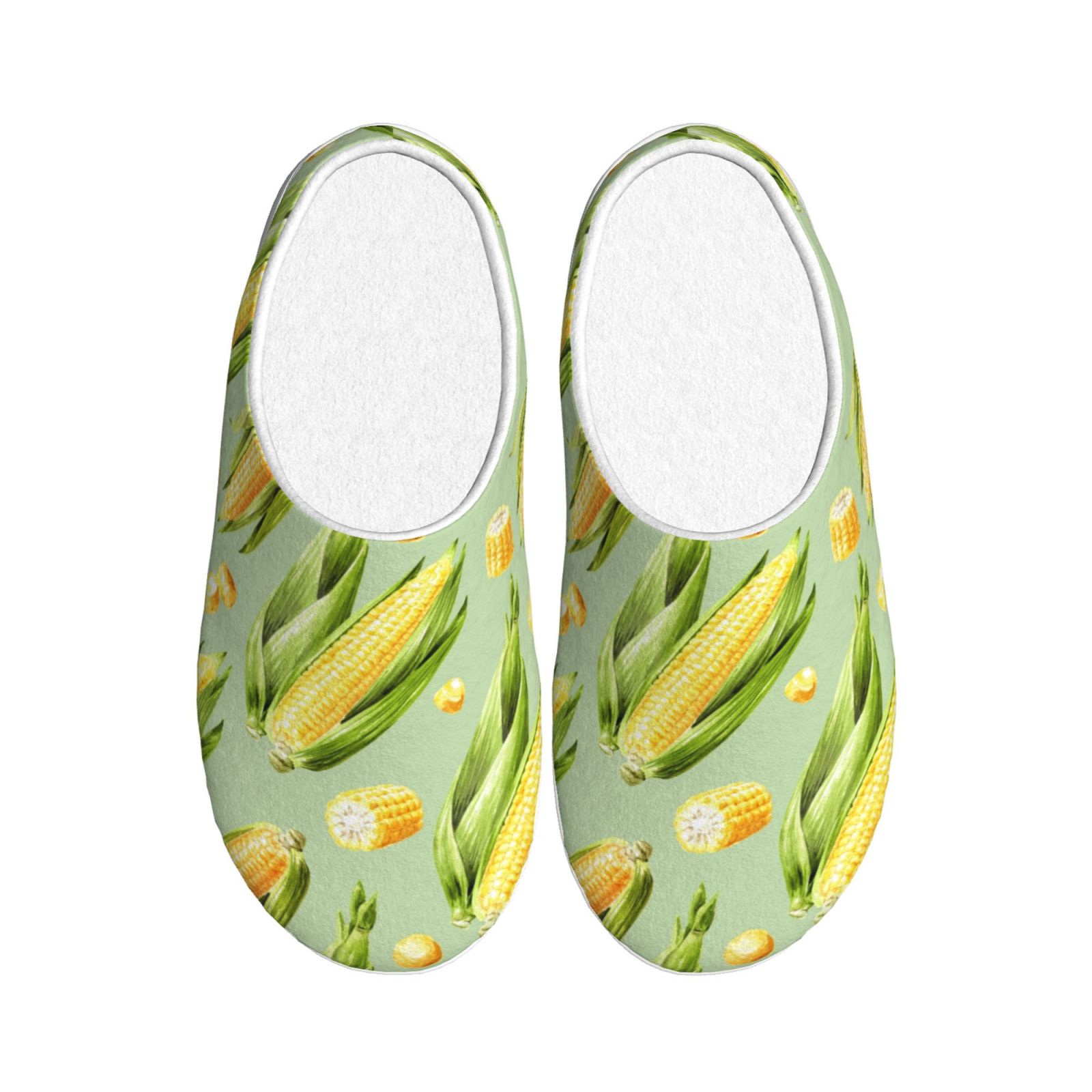 Coaee Fresh Sweet Corn for Mens Slippers Indoor Slip On Shoes Slippers ...