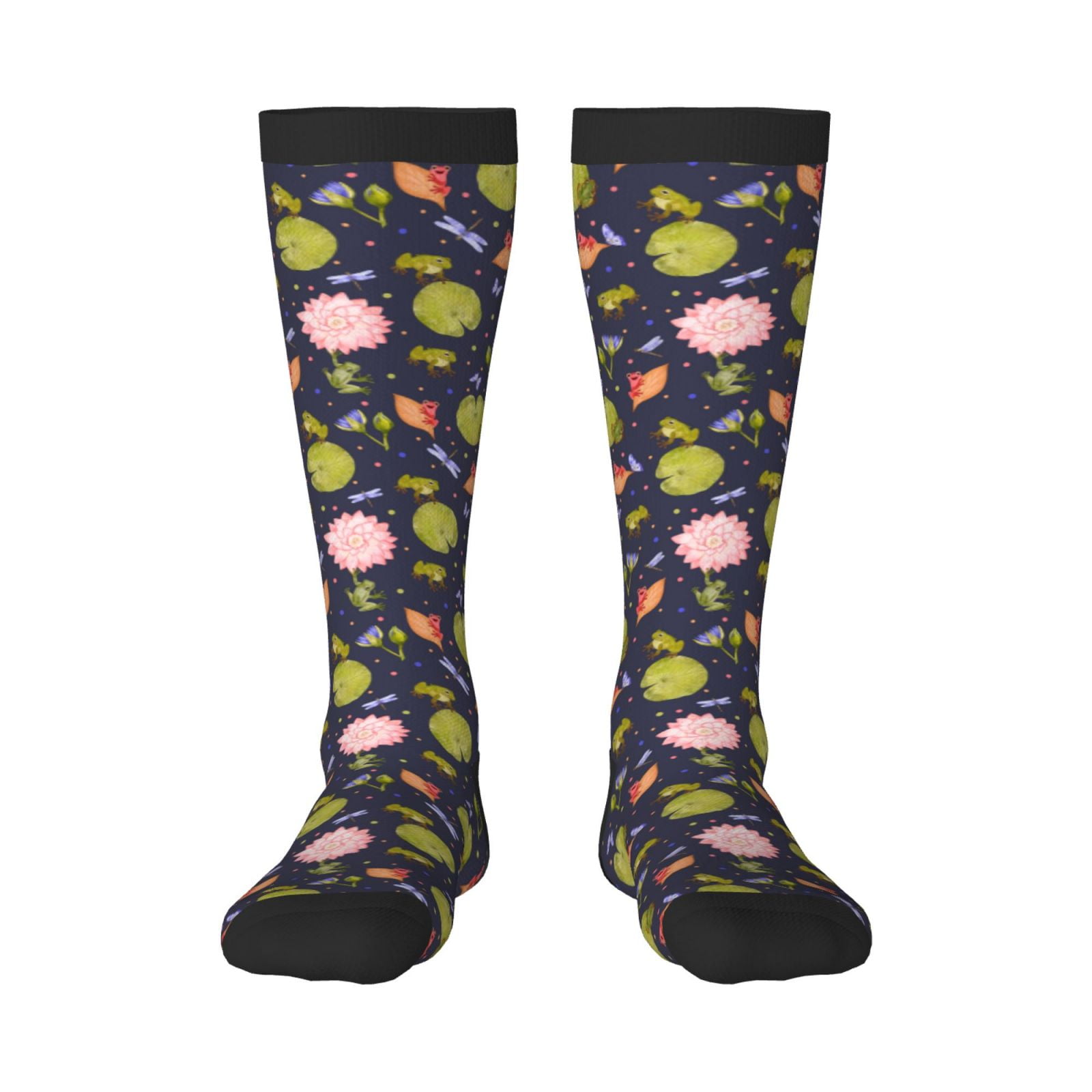 Coaee Frog And Flowers for Socks Compression Socks for Women and Men ...