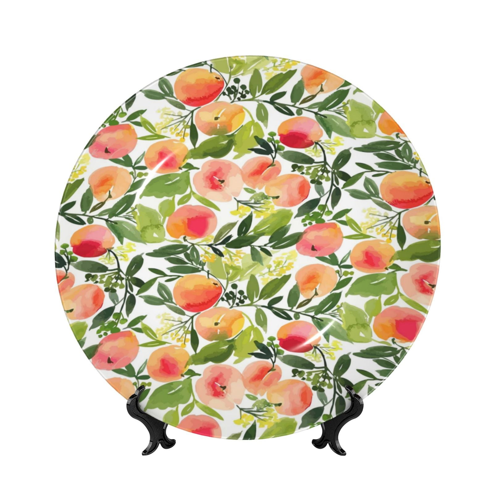 Coaee Fruits Peach1 for Bone China Decorative Plate Decorative Plate ...