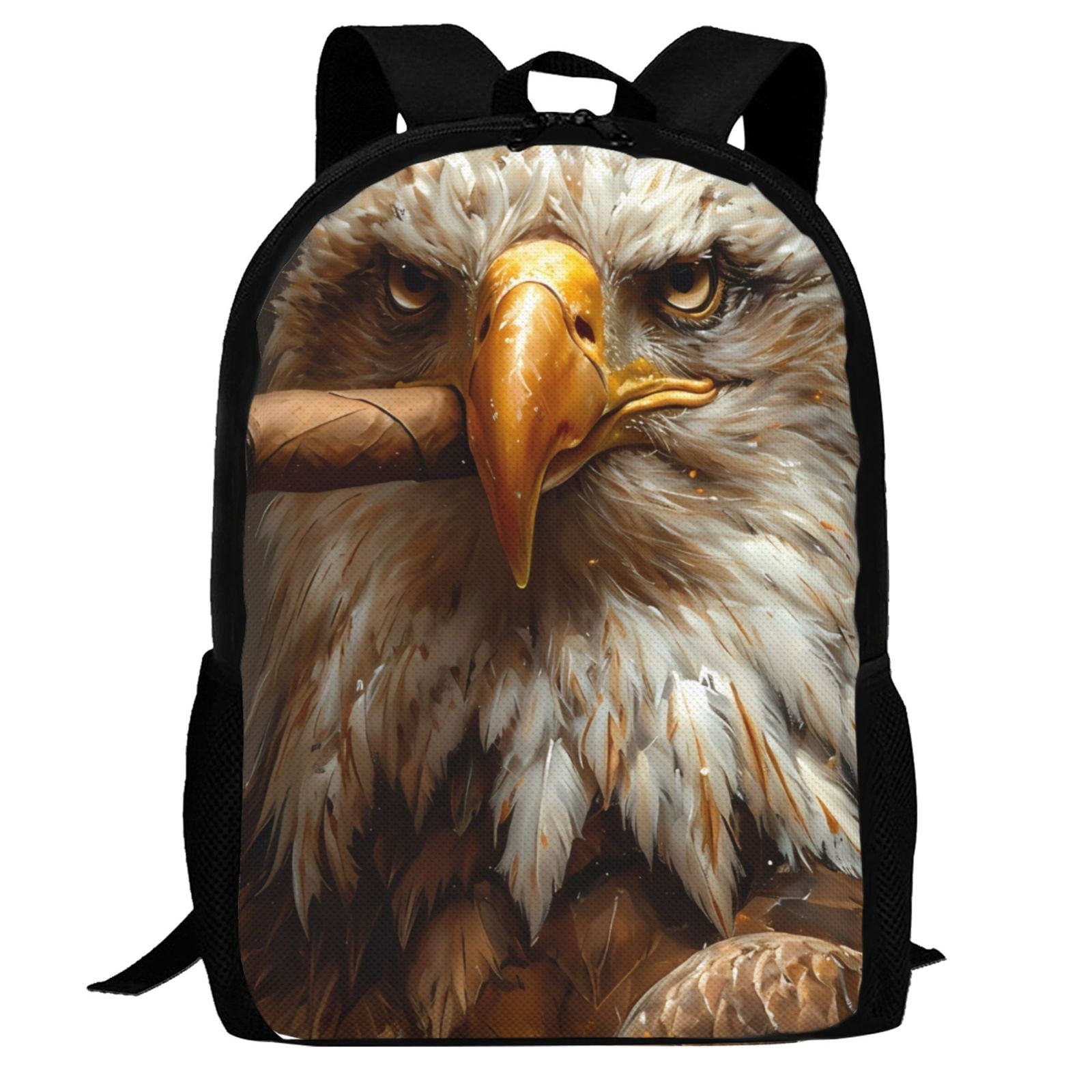 Coaee Funny Bald Eagle for Laptops Backpack for Men and Women Fits 15 ...