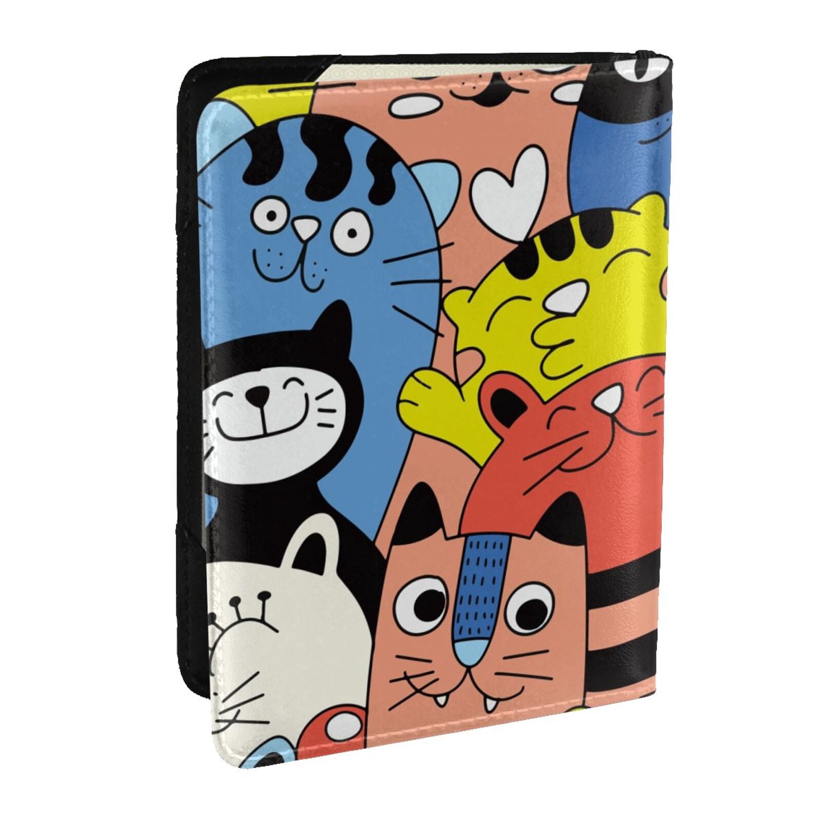 Coaee Funny Cats for Premium 4.5 x 6.5 Inch Passport Holder Passport ...